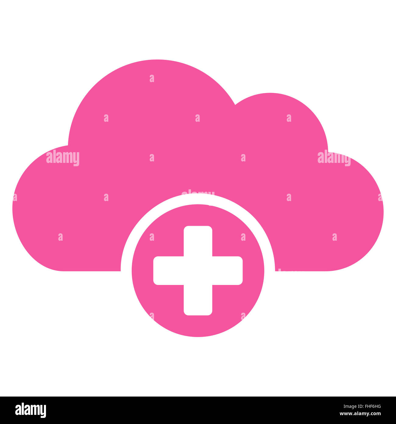 Cloud Medicine Icon Stock Photo - Alamy