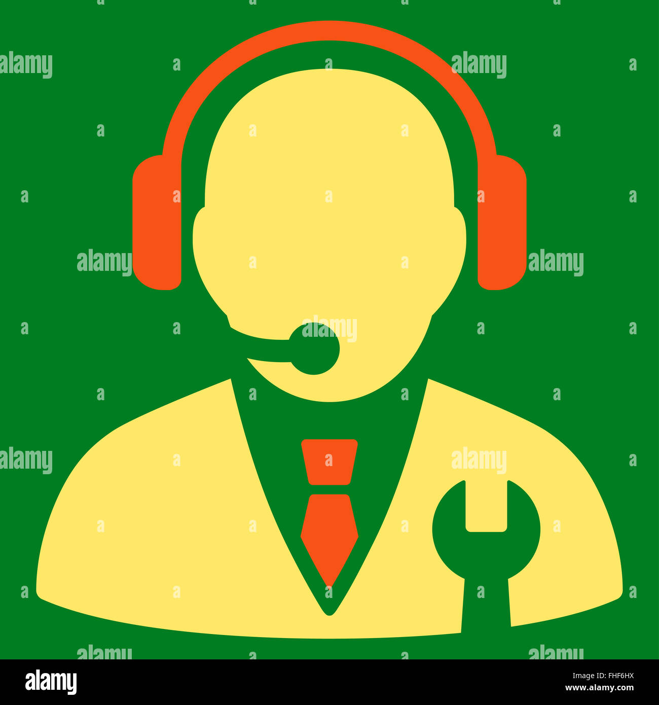 Service Manager Icon Stock Photo - Alamy