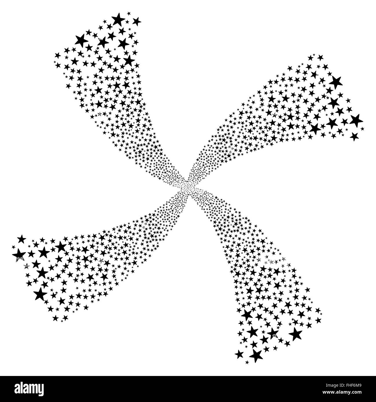 Salute Star Swirl Stock Photo - Alamy