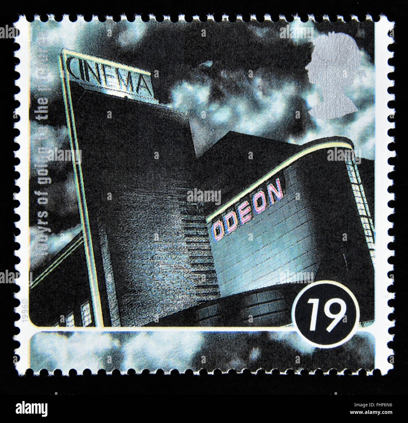 Postage stamp. Great Britain. Queen Elizabeth II. 1996. Centenary of ...