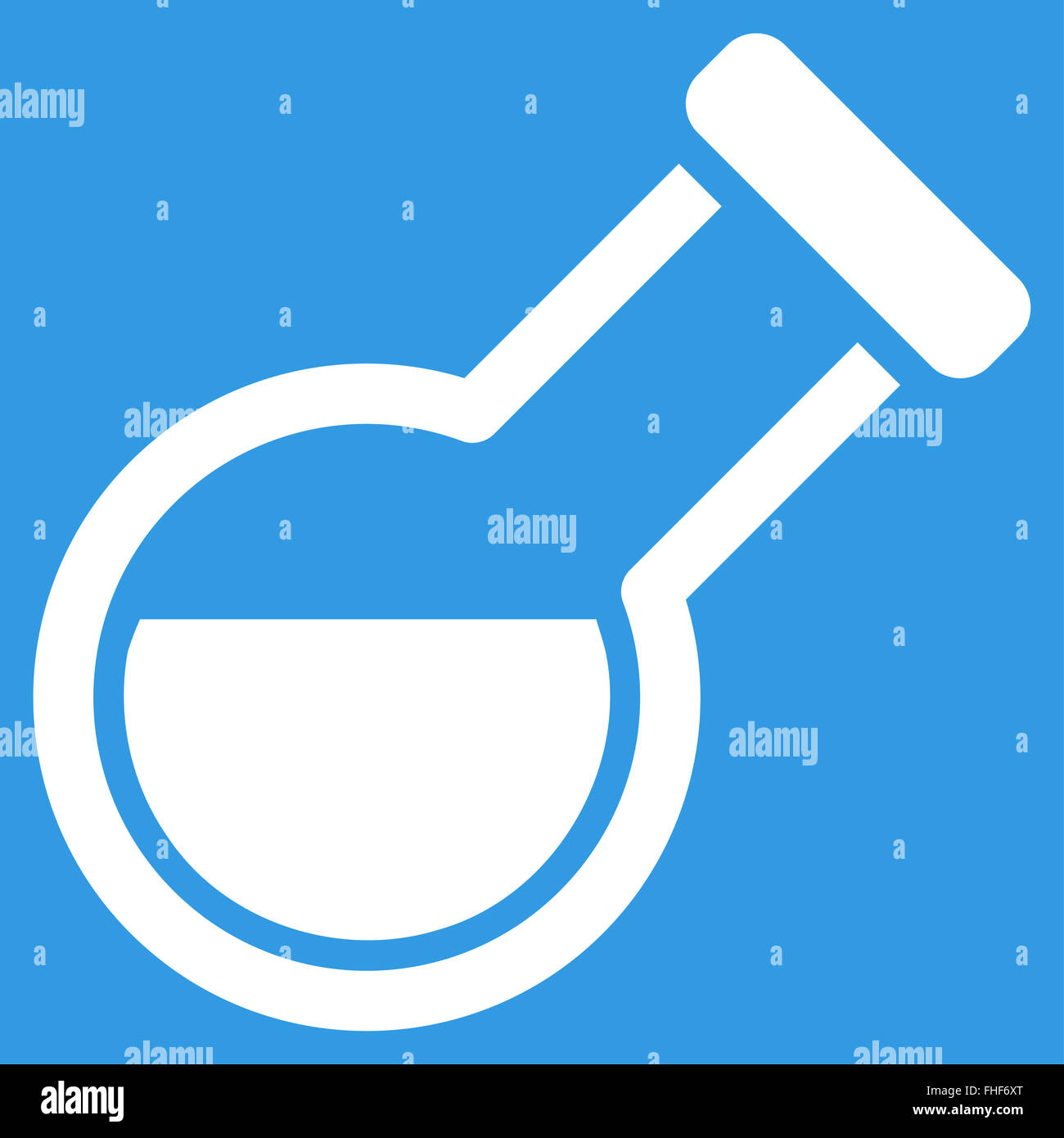 Retort Flat Icon Stock Photo - Alamy