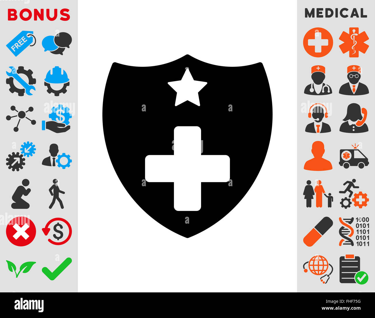 Medical Insurance Icon Stock Photo - Alamy