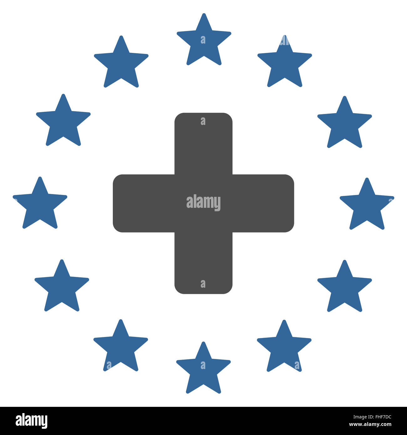 Euro Medicine Icon Stock Photo - Alamy