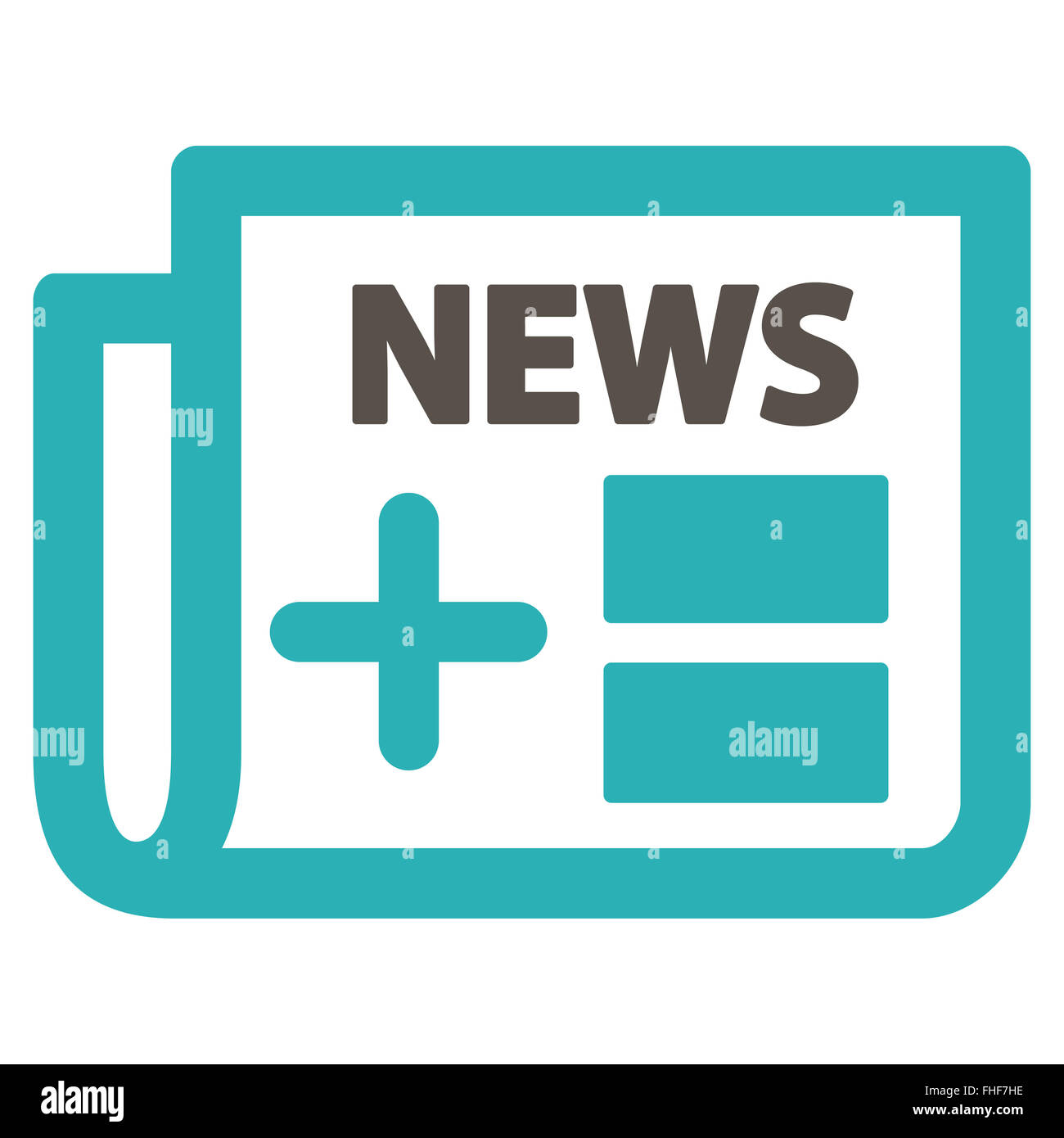 Medical Newspaper Icon Stock Photo - Alamy