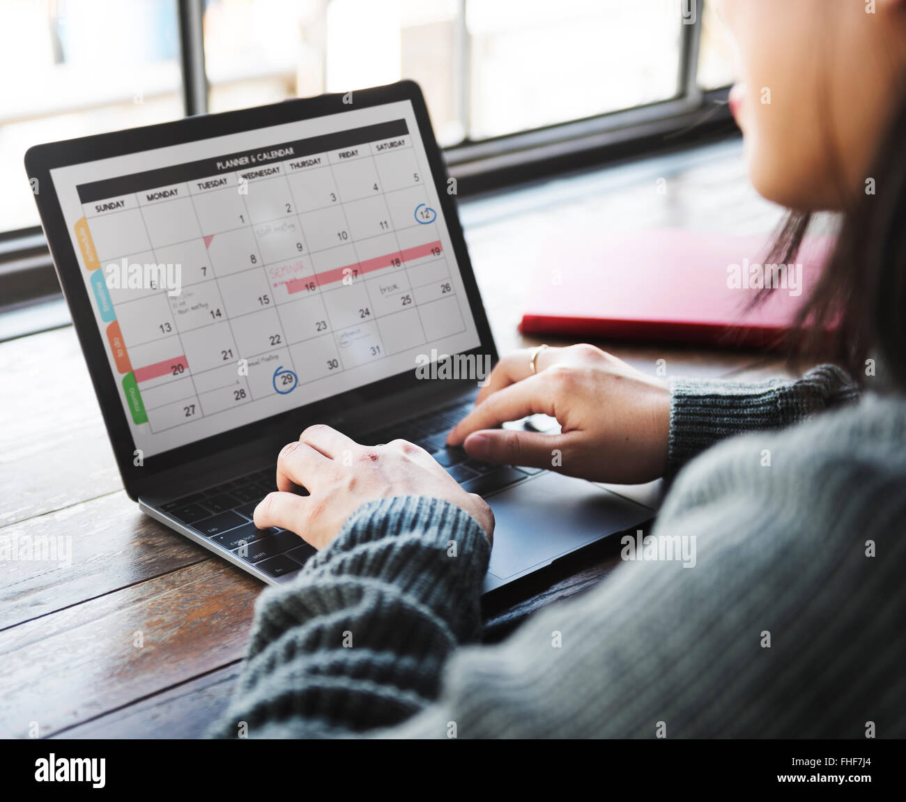 Planner Organizer Date Events Schedule Concept Stock Photo - Alamy