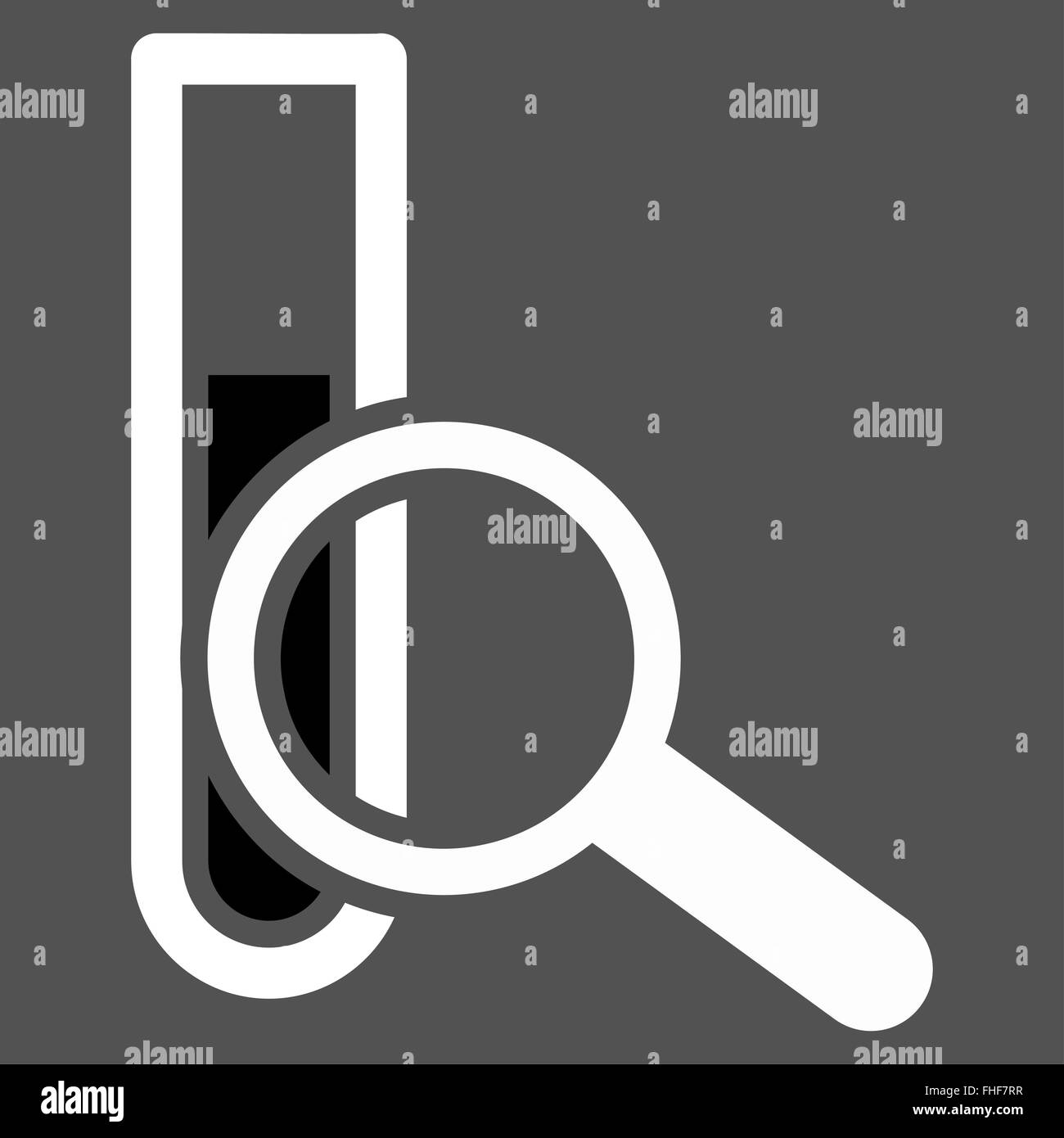 Chemical Test Icon Stock Photo - Alamy