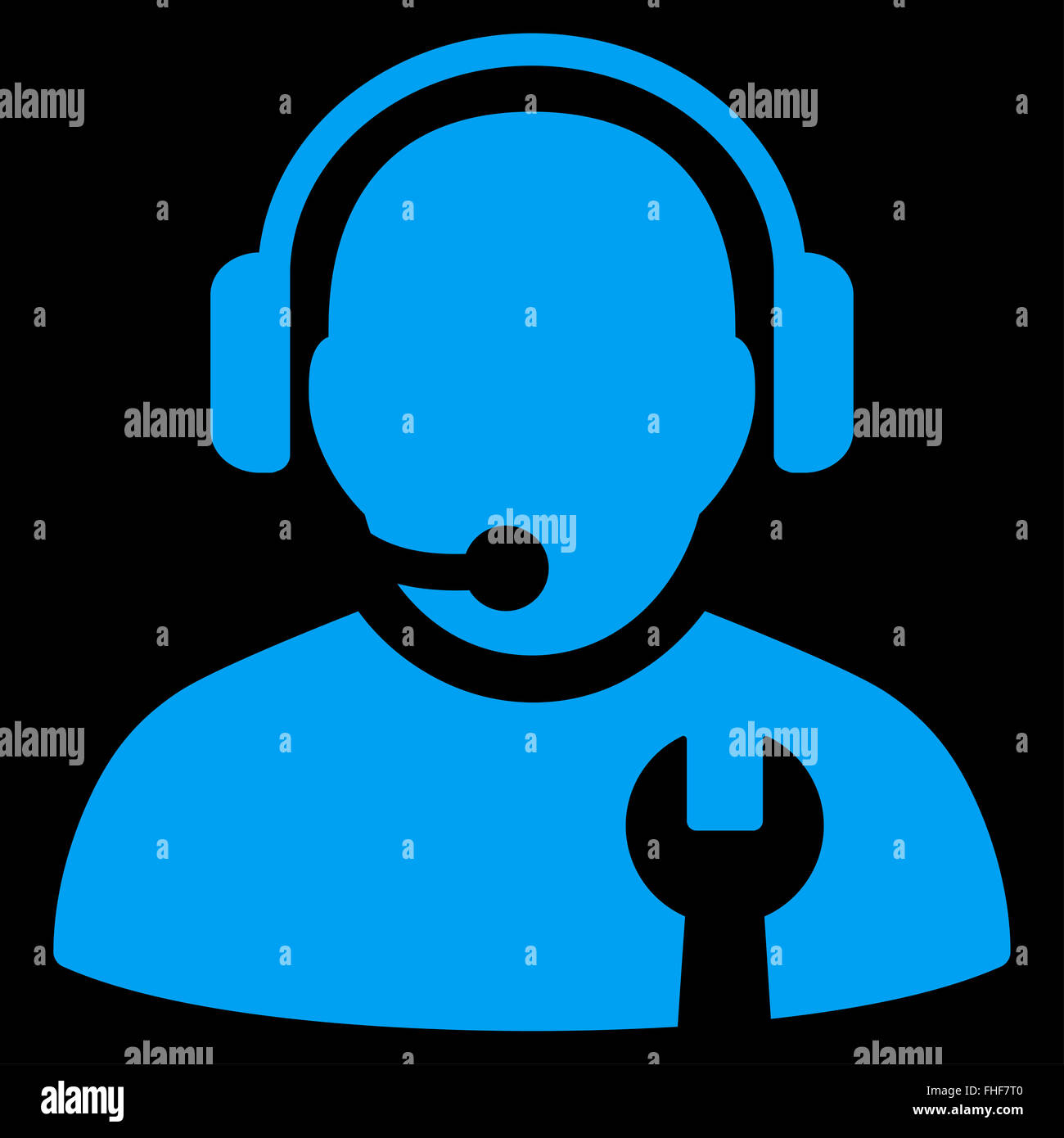 Service Operator Icon Stock Photo - Alamy