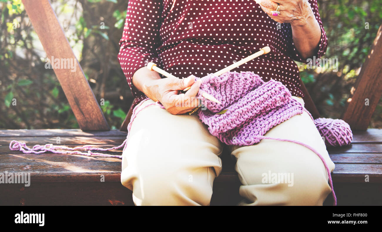 Knitting knit needle needles lifestyle objects hi-res stock photography ...