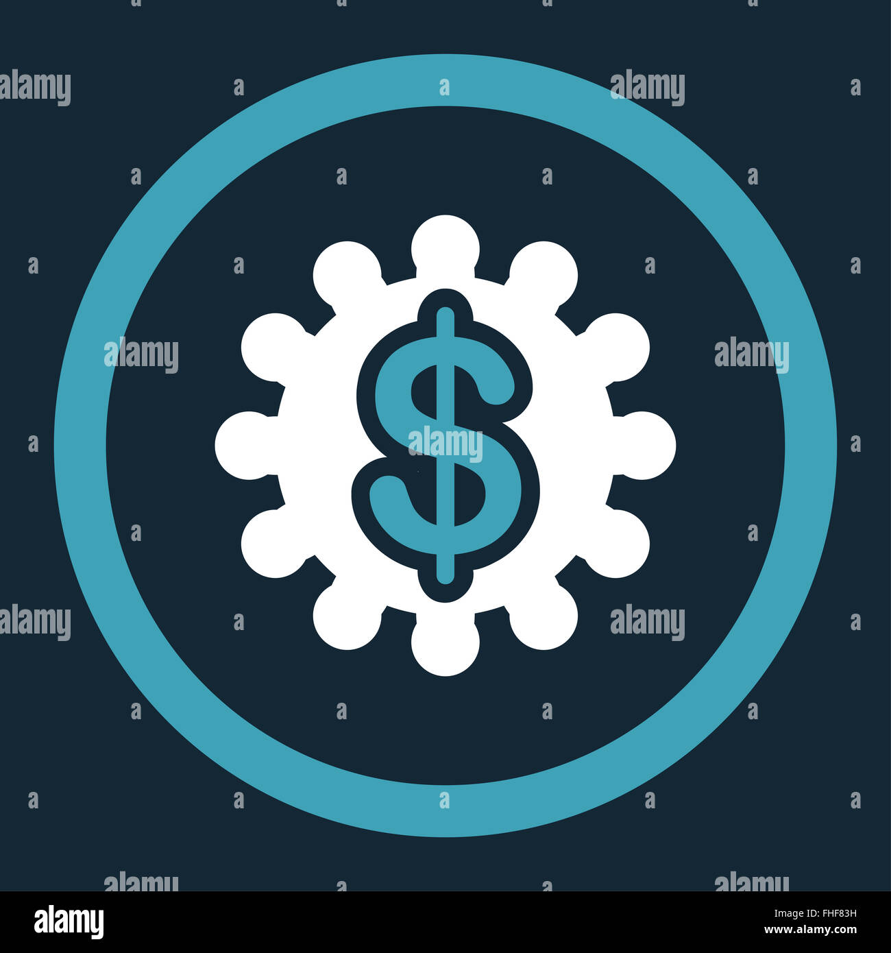 Payment options flat blue and white colors rounded glyph icon Stock ...