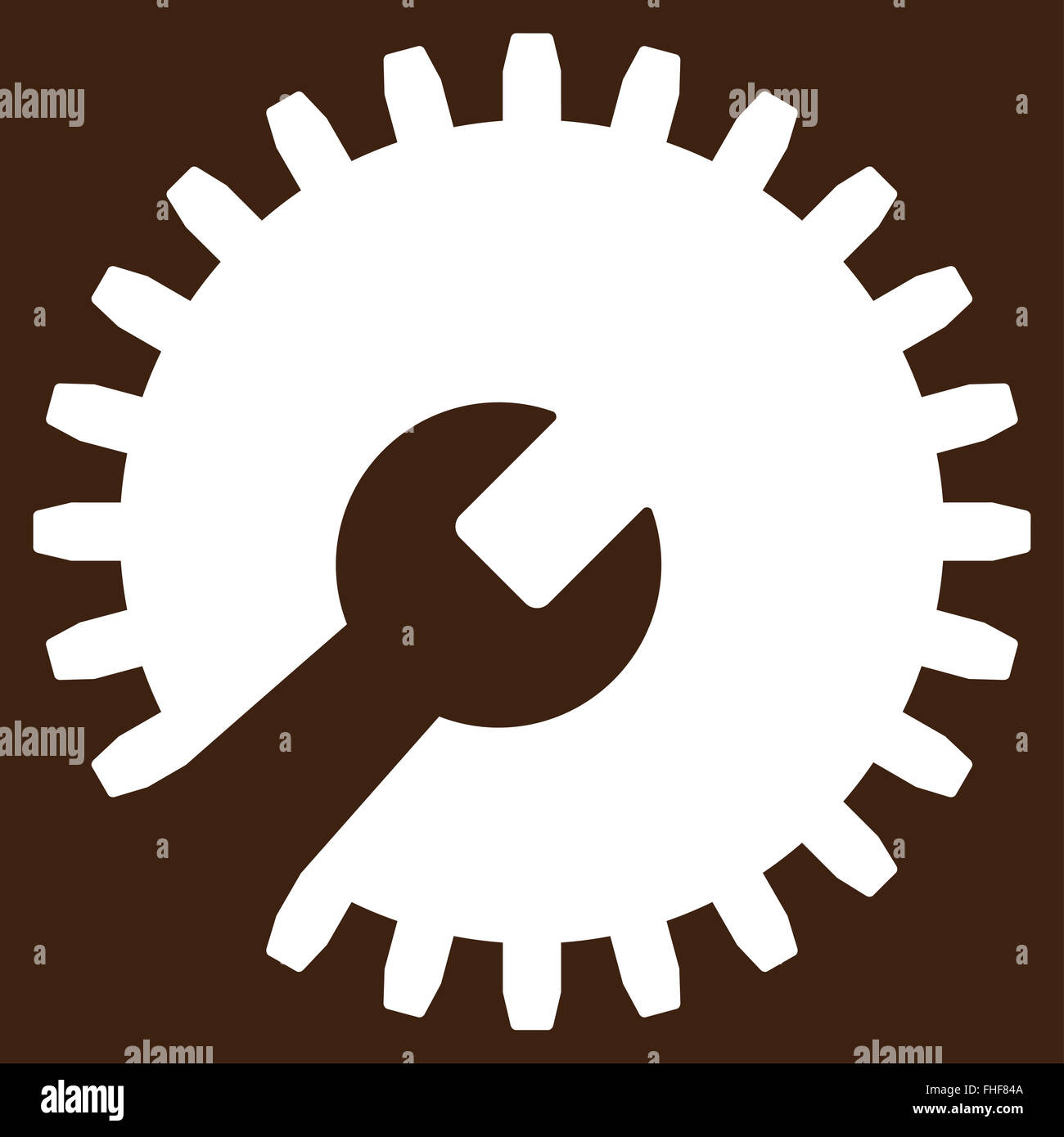 Gear Tools Icon Stock Photo - Alamy
