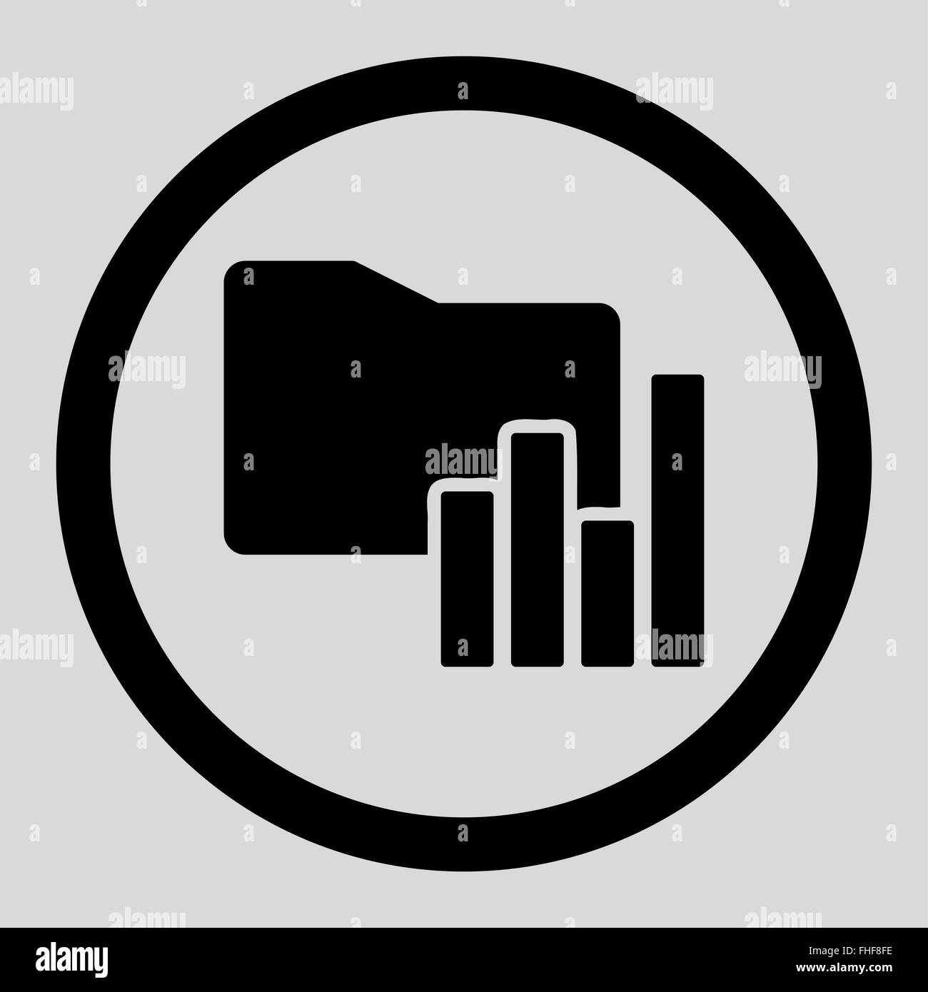 Charts Folder icon Stock Photo - Alamy
