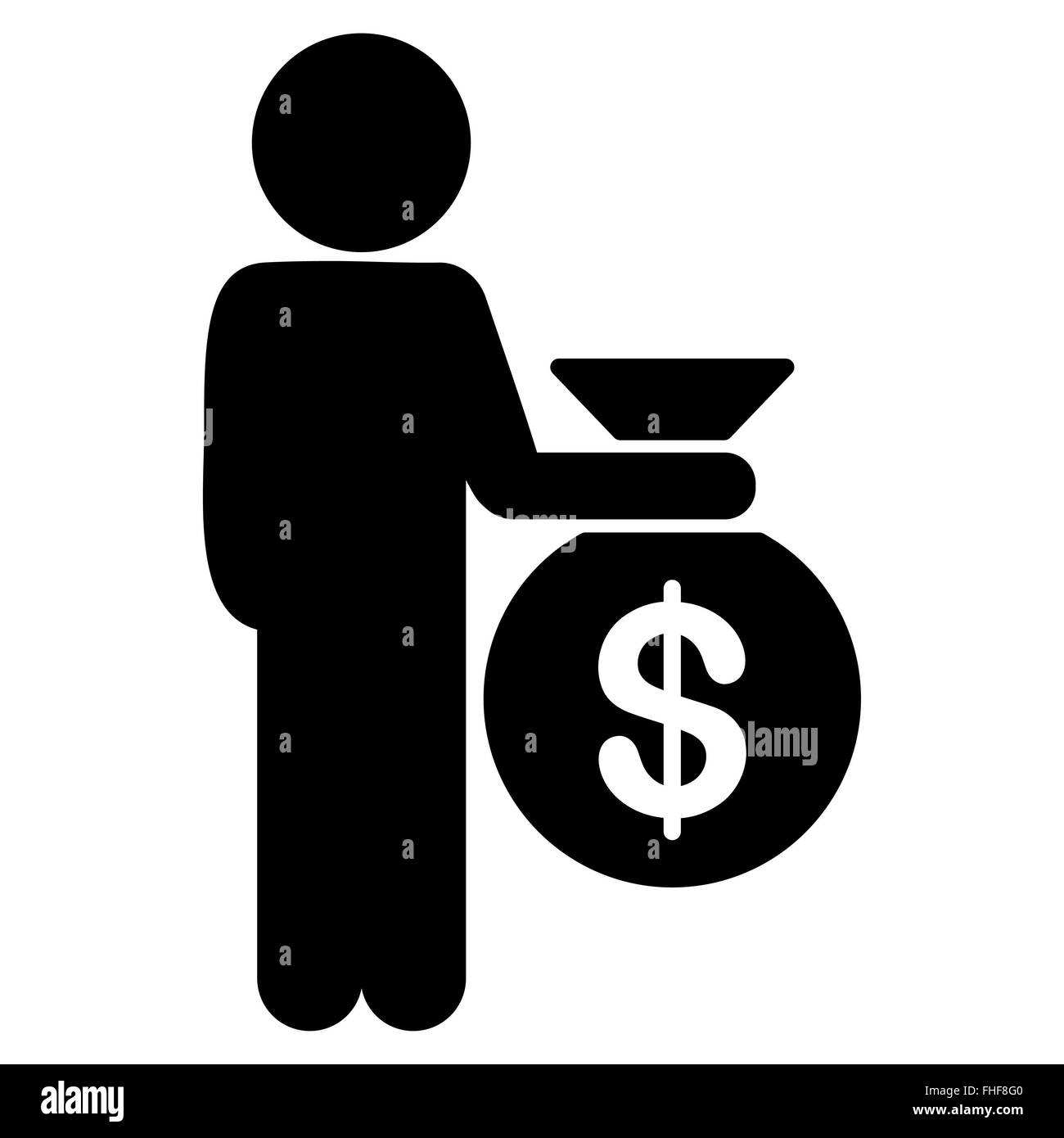 Customer Investor Icon Stock Photo - Alamy