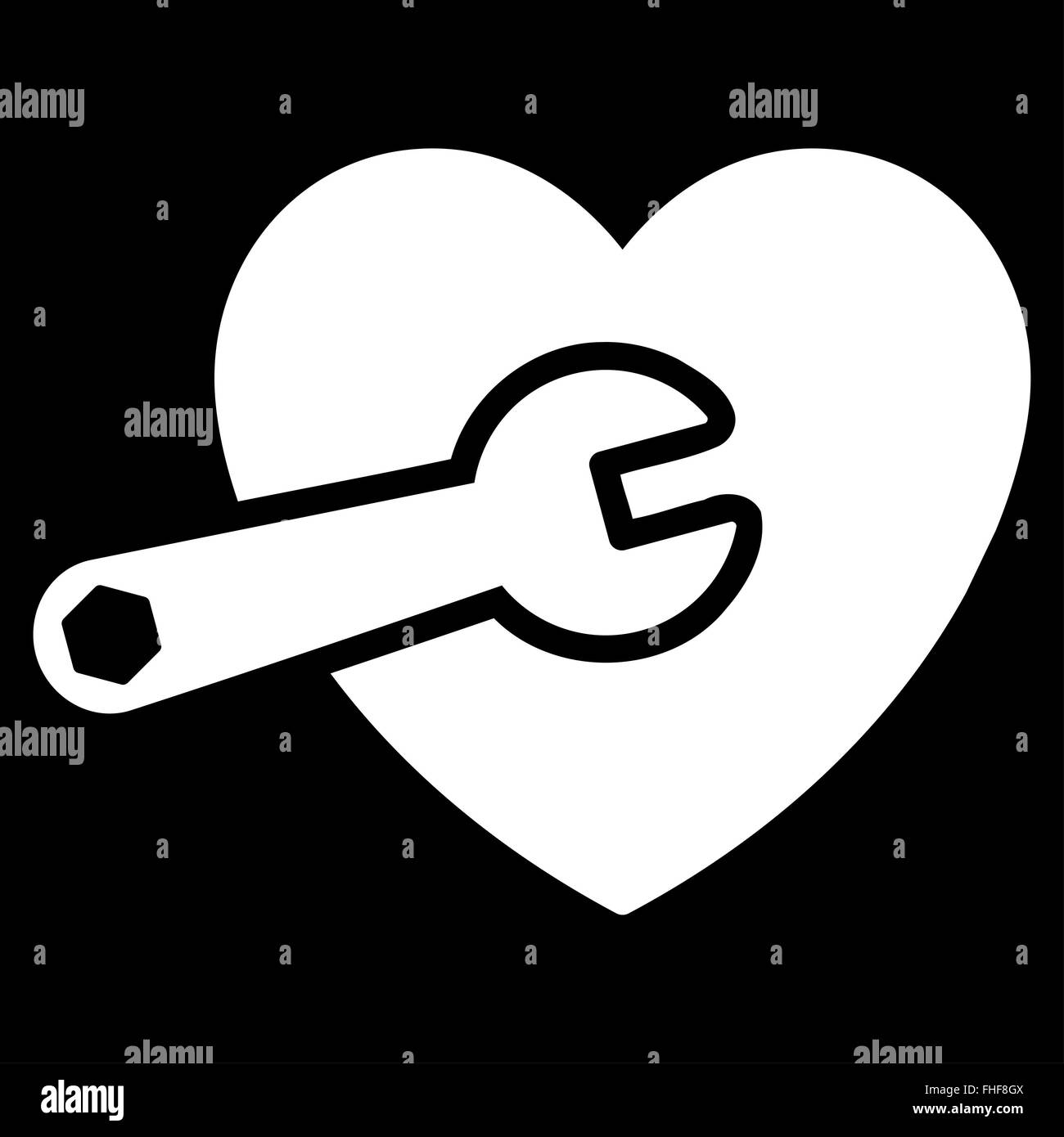 Heart Surgery Icon Stock Photo - Alamy