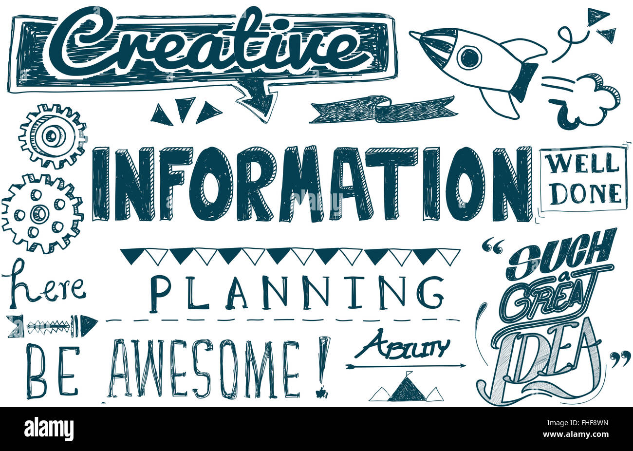 Information drawing hi-res stock photography and images - Alamy