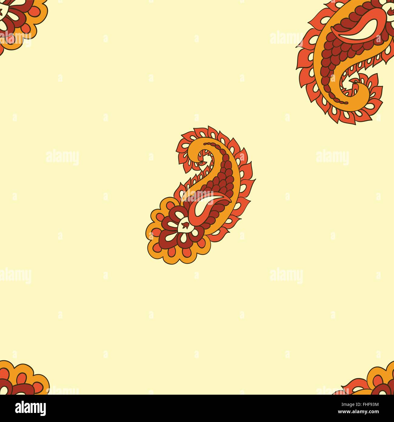 Seamless paisley pattern Stock Vector Image & Art - Alamy