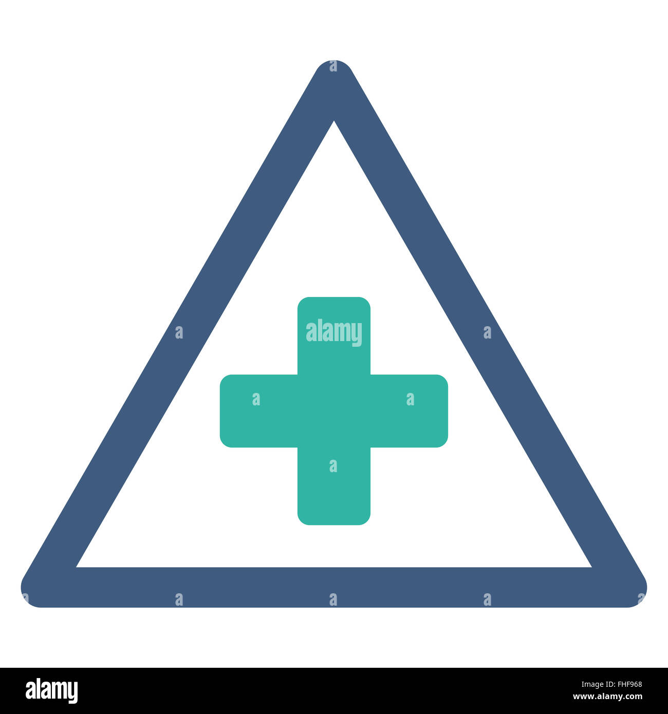 Health Warning Icon Stock Photo - Alamy