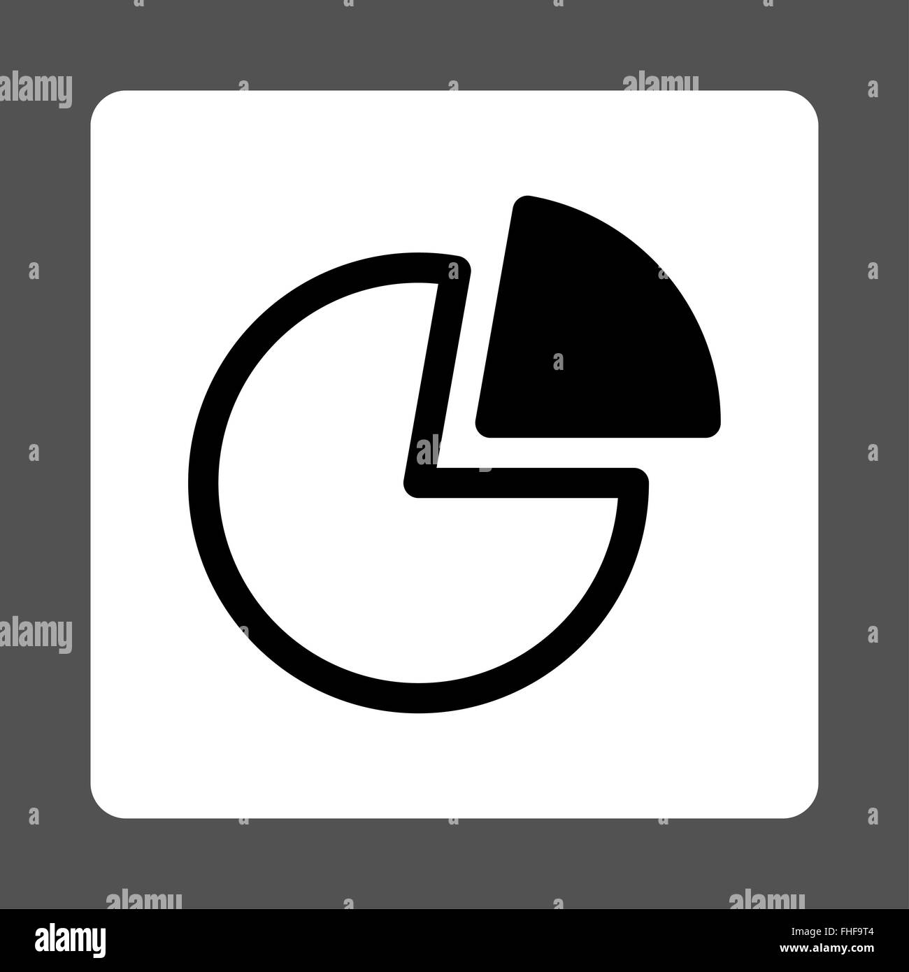 Pie Charts Icon Stock Photo - Alamy