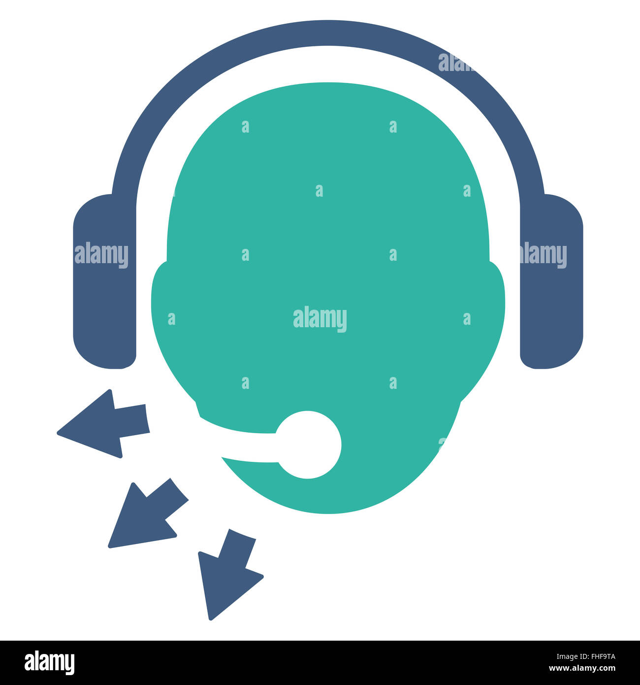 Operator Message Icon Stock Photo - Alamy