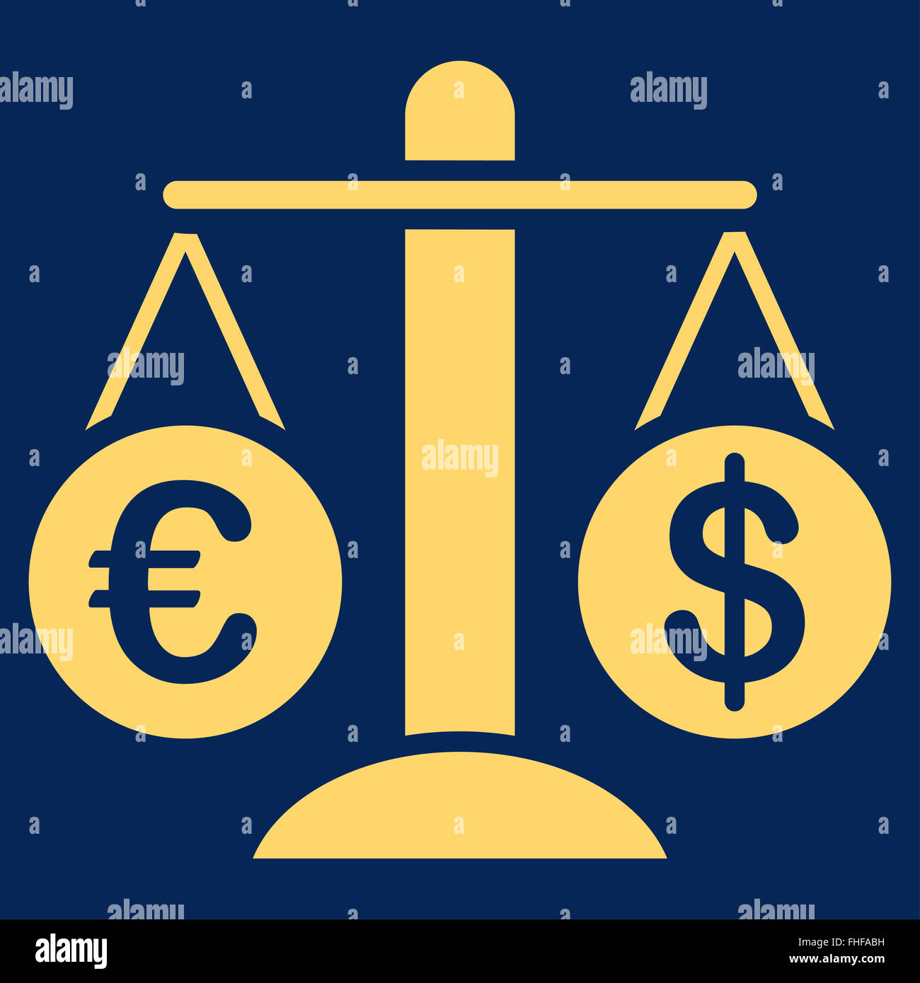 Currency Compare Icon Stock Photo - Alamy
