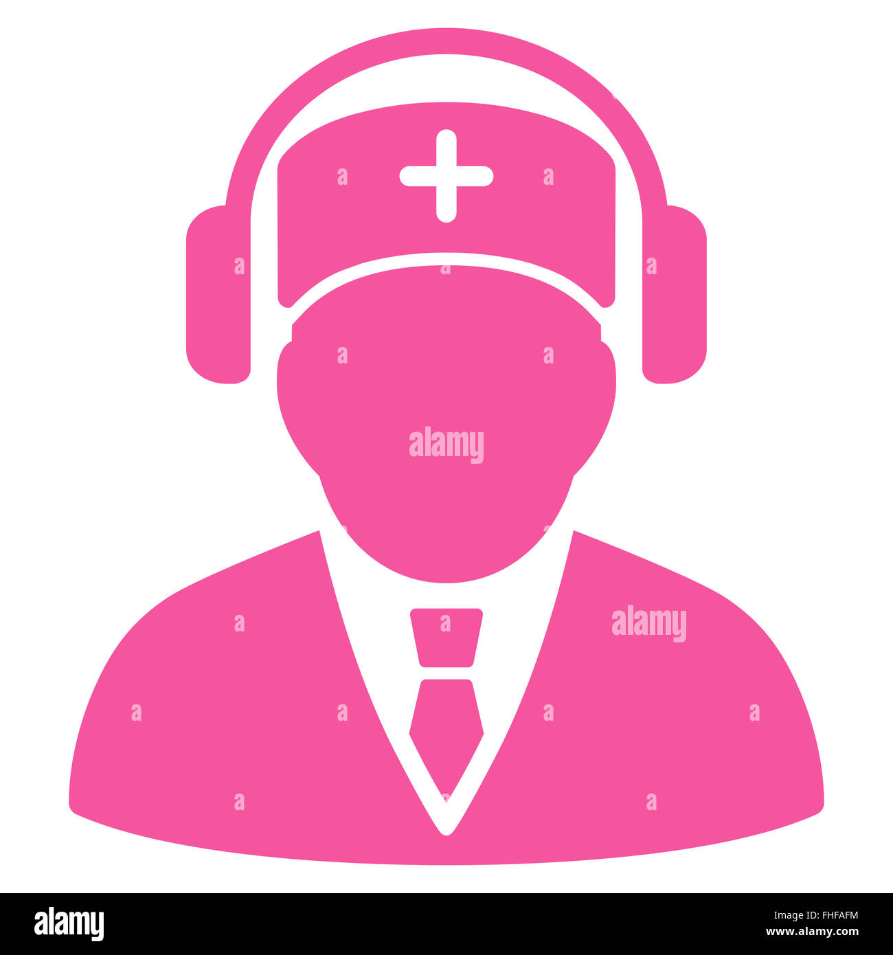 Medical Call Center Icon Stock Photo - Alamy