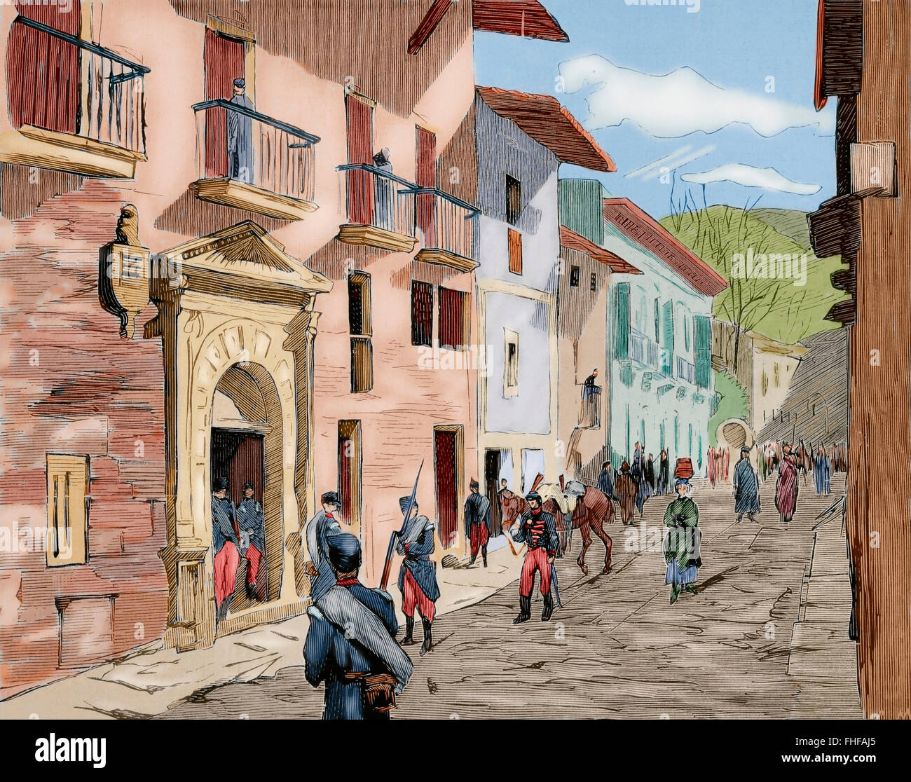 Spain. Third Carlist War (1872-1876). House of Don Carlos, Duke of ...