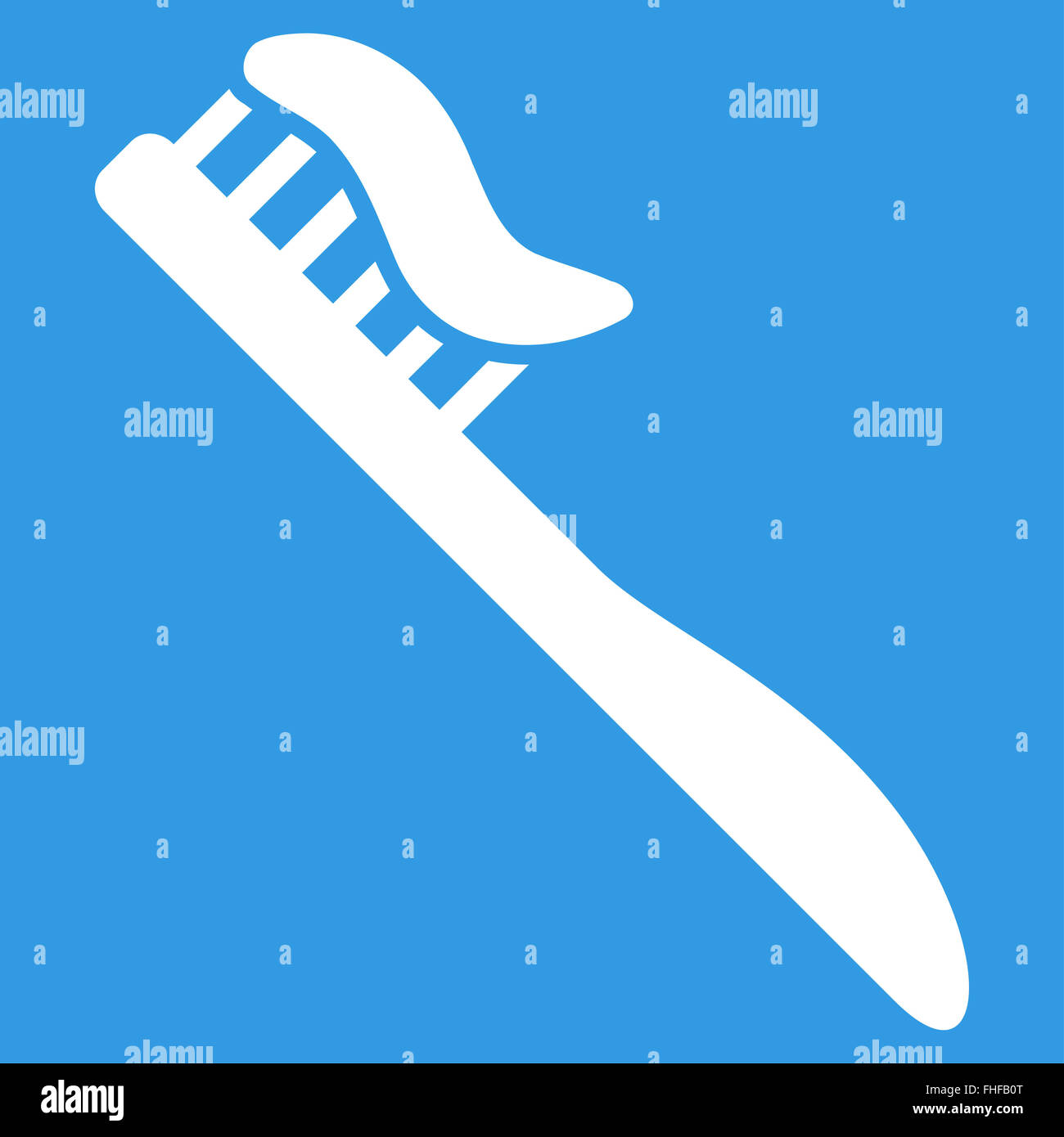 Tooth Brush Icon Stock Photo - Alamy