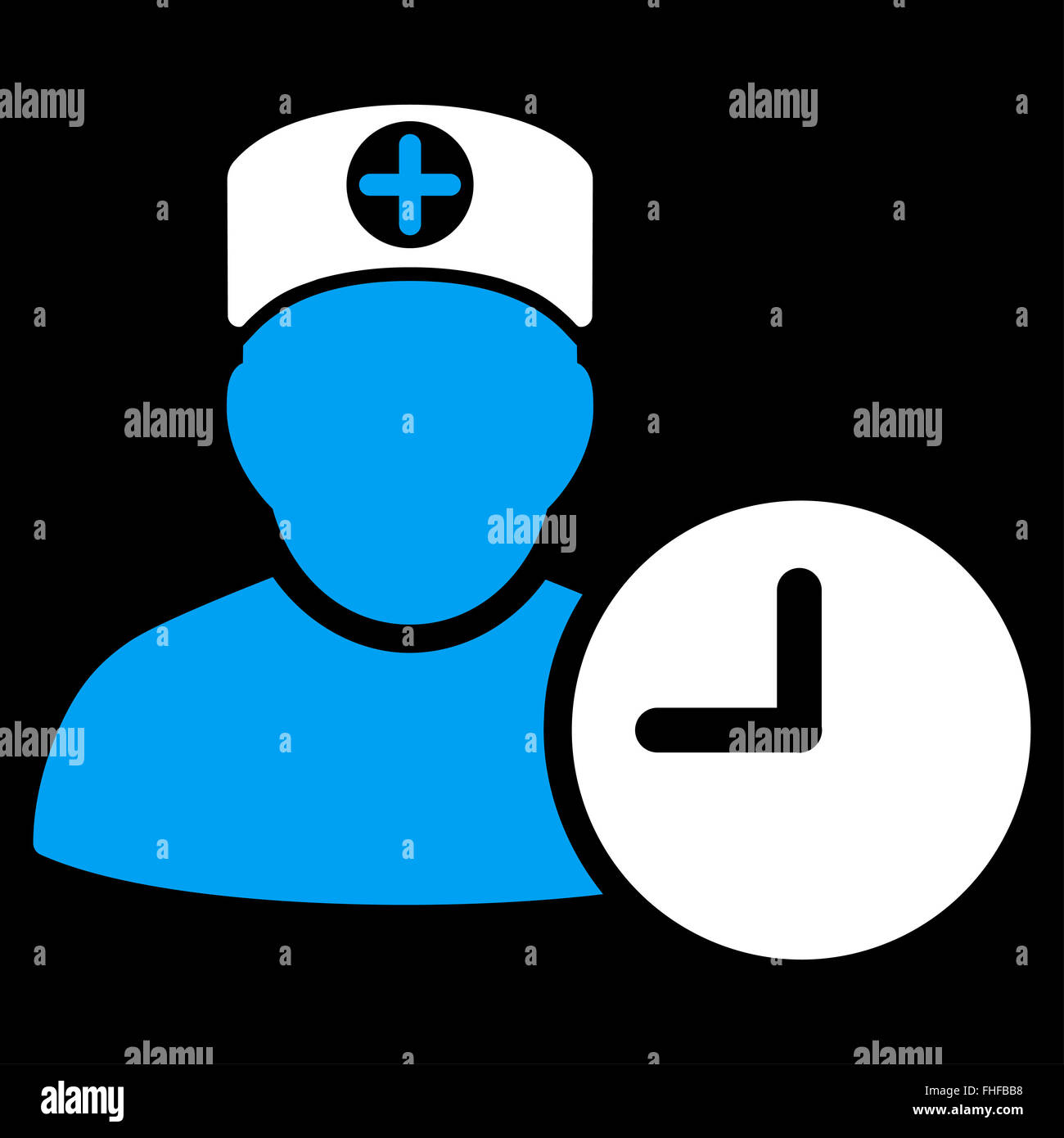 Doctor Schedule Icon Stock Photo - Alamy