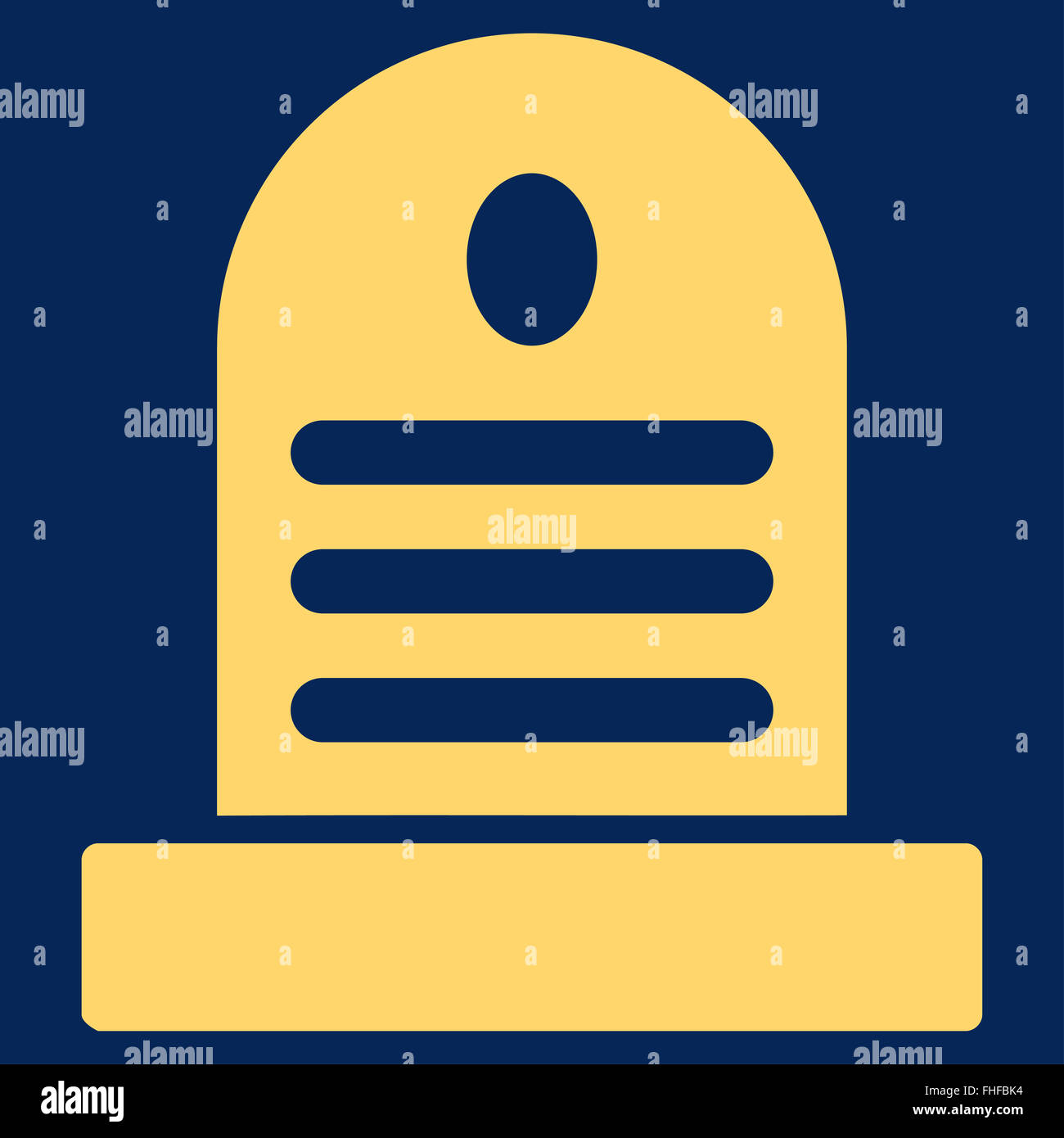 Tombstone Flat Icon Stock Photo - Alamy