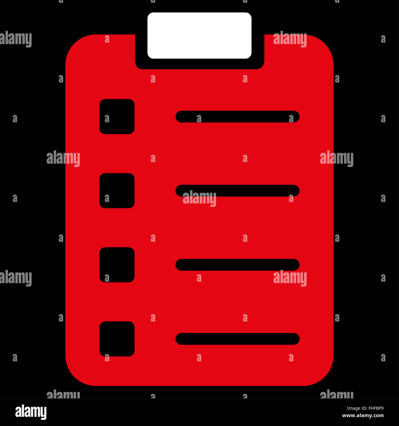 Pad Form Icon Stock Photo - Alamy
