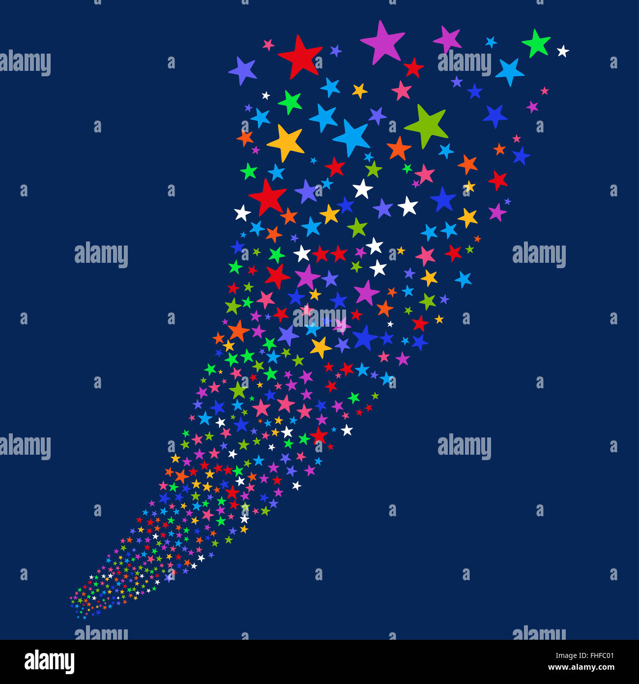 Fireworks Star Stream Stock Photo - Alamy