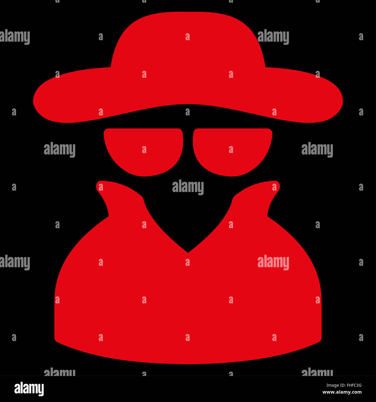 Spy icon from Business Bicolor Set Stock Photo - Alamy