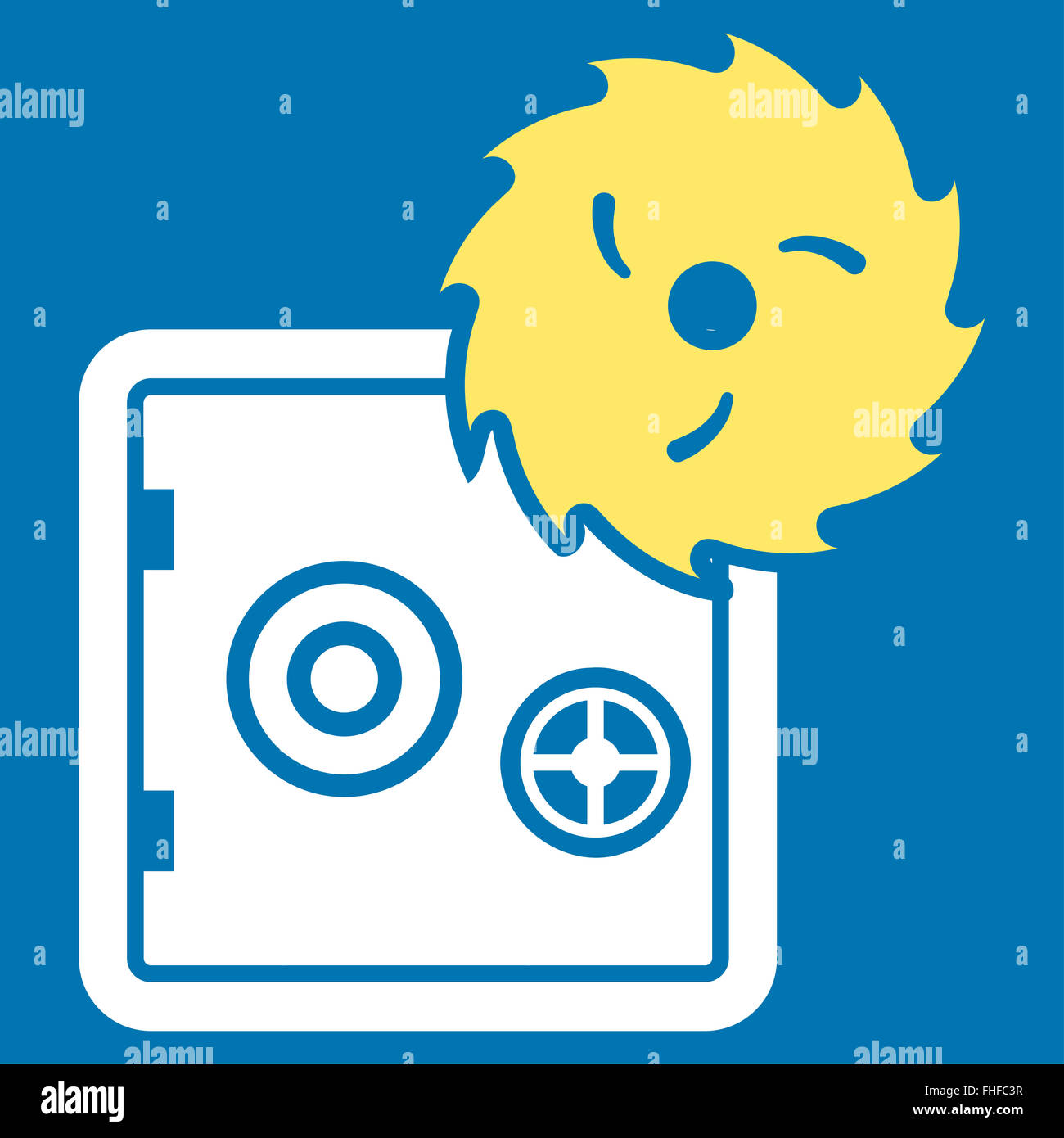 Hacking theft icon from Business Bicolor Set Stock Photo - Alamy