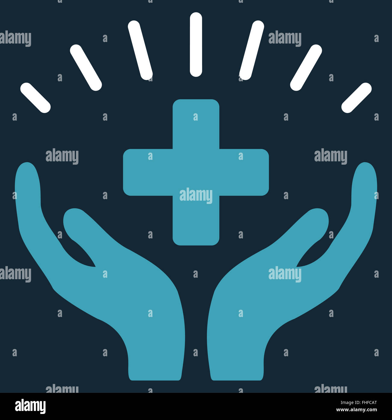 Medical Prosperity Icon Stock Photo - Alamy