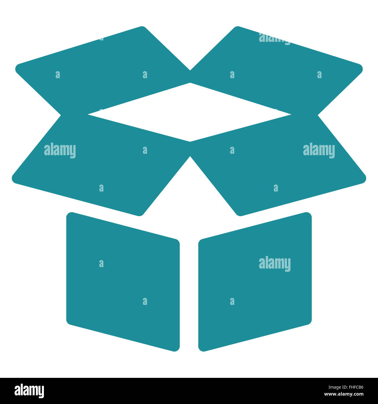 Open Box Icon Stock Photo - Alamy