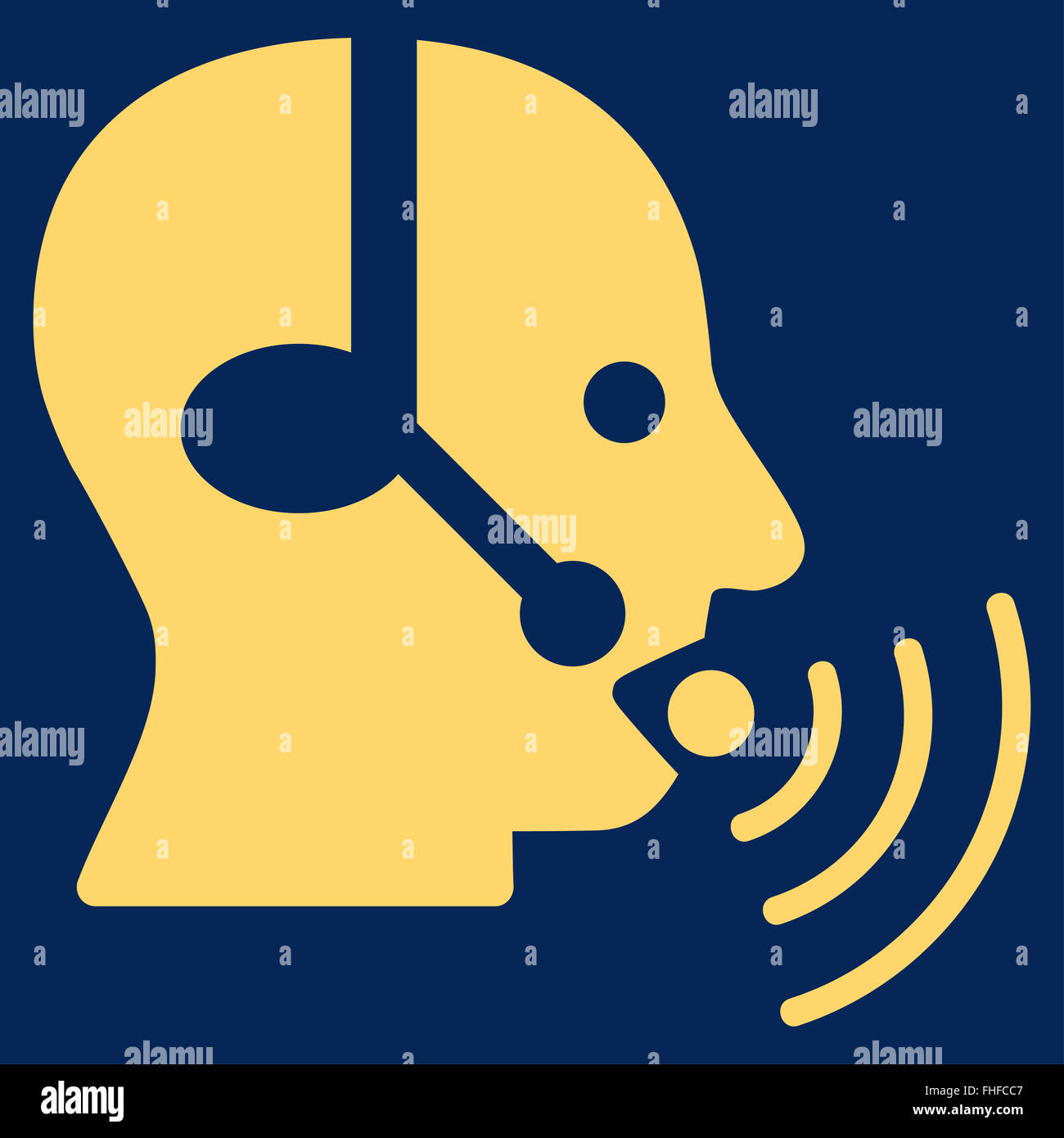 Operator Signal Icon Stock Photo - Alamy