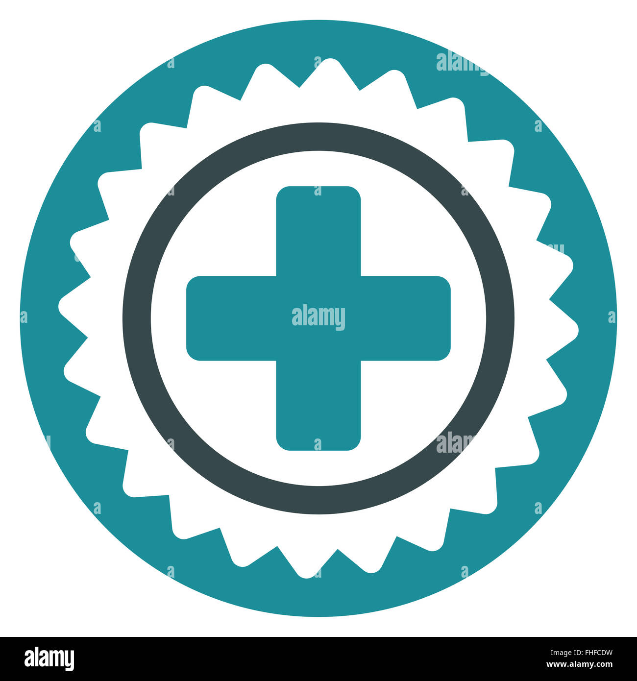 Medical Stamp Icon Stock Photo - Alamy