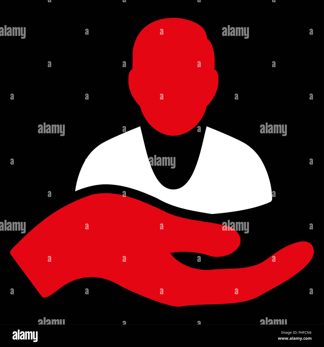 Patient Assistance Icon Stock Photo - Alamy