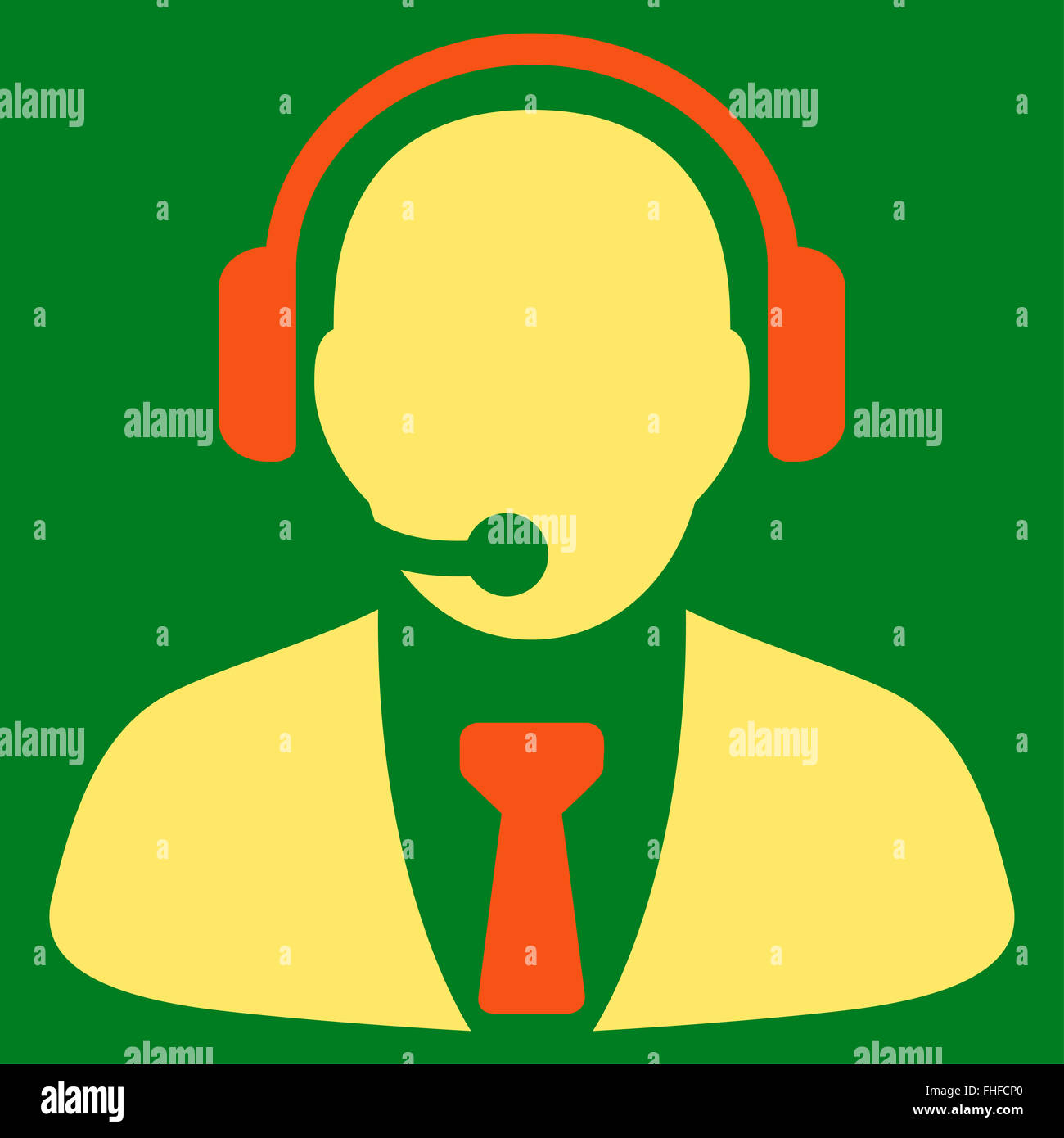 Support Manager Icon Stock Photo - Alamy