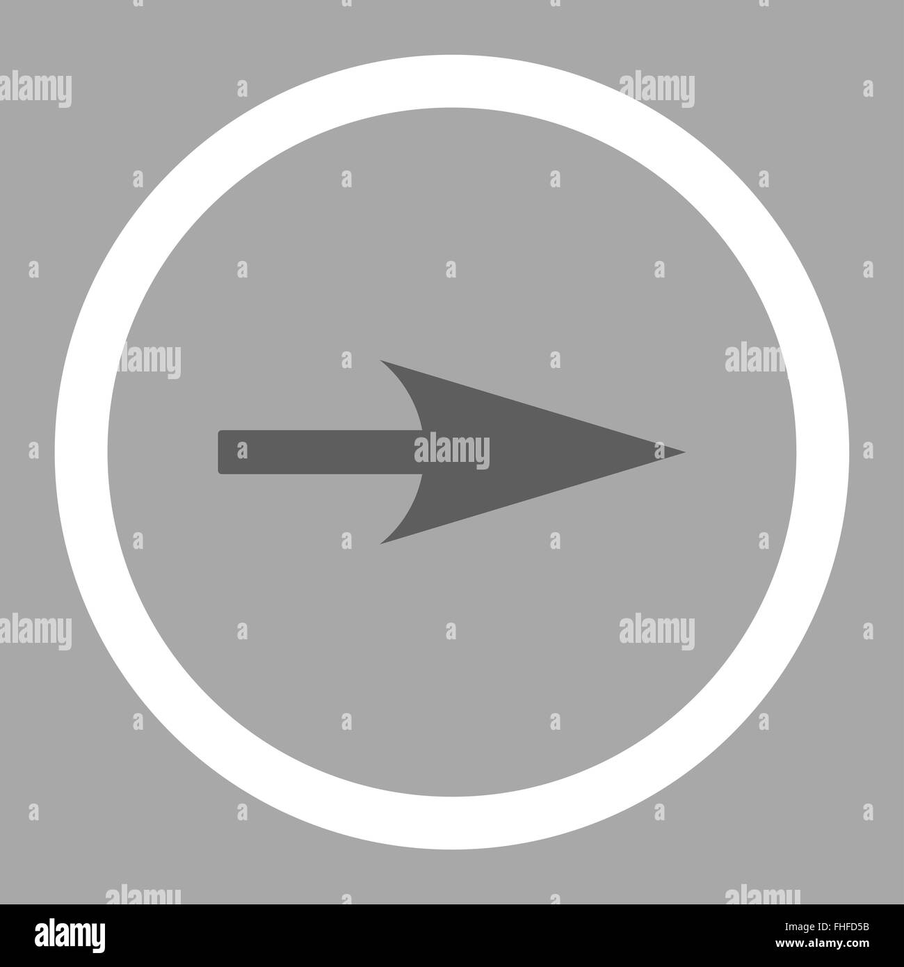 Arrow Axis X flat dark gray and white colors rounded raster icon Stock ...