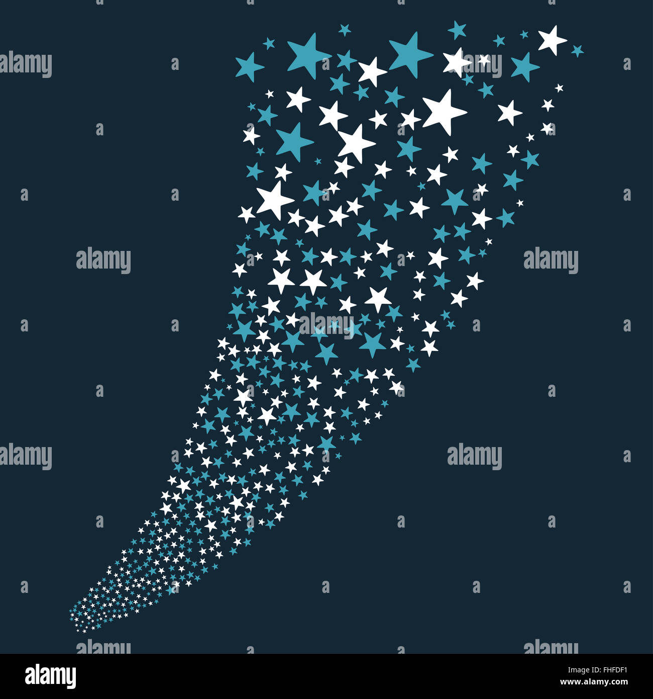 Pyrotechnic Star Salute Stream Stock Photo - Alamy