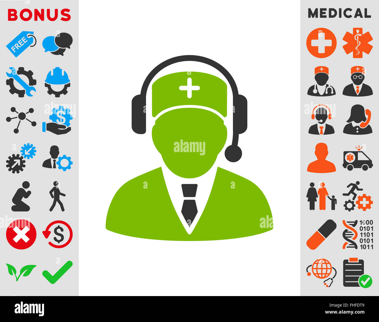 Emergency Manager Icon Stock Photo - Alamy