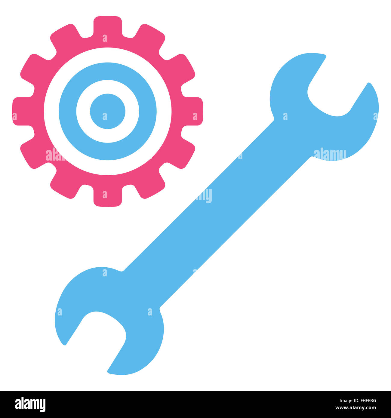 Service Tools Icon Stock Photo - Alamy