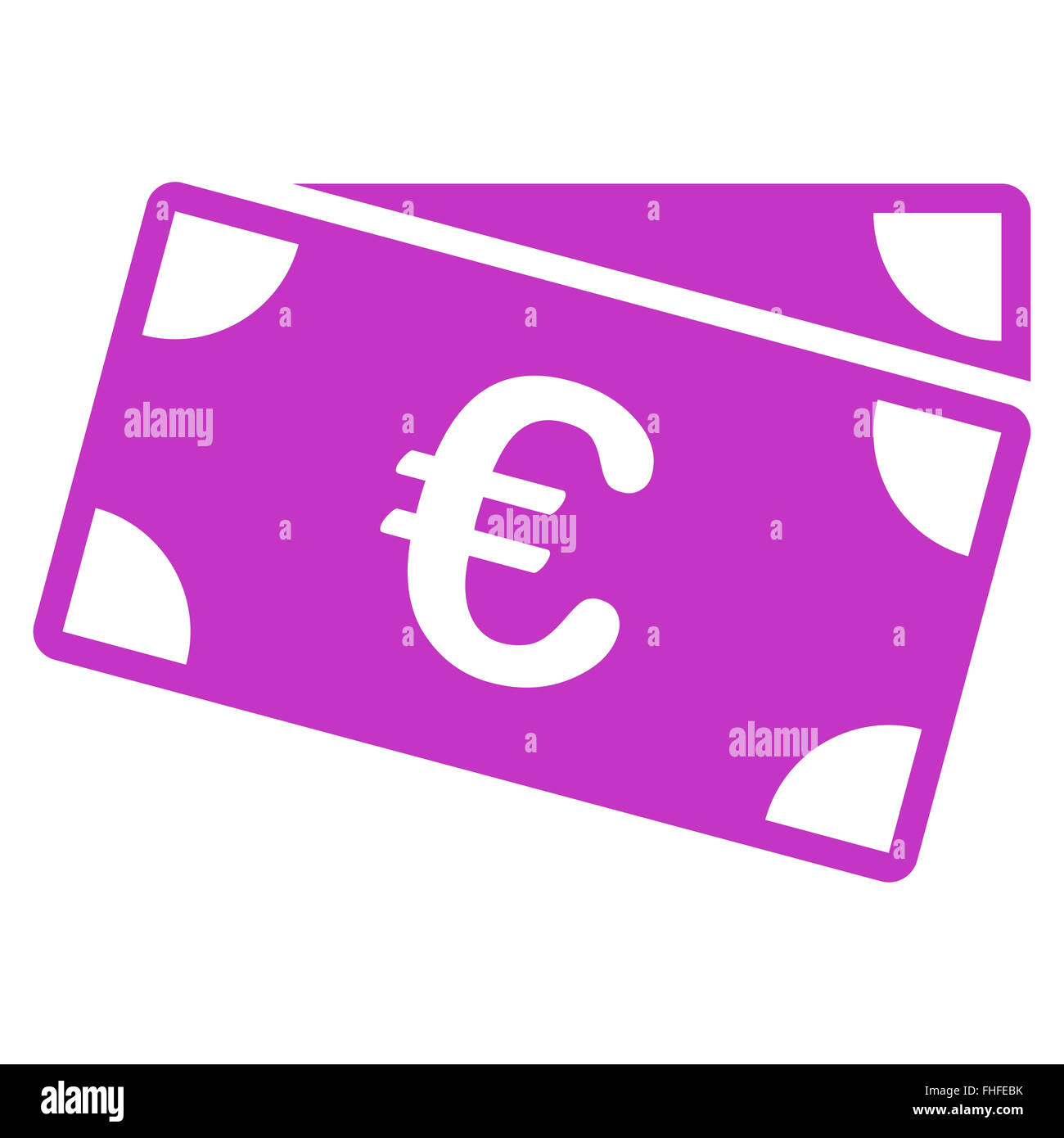 Euro Banknotes Icon Stock Photo - Alamy