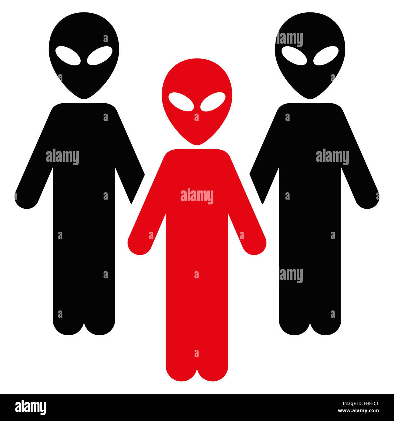 Alien family Cut Out Stock Images & Pictures - Alamy