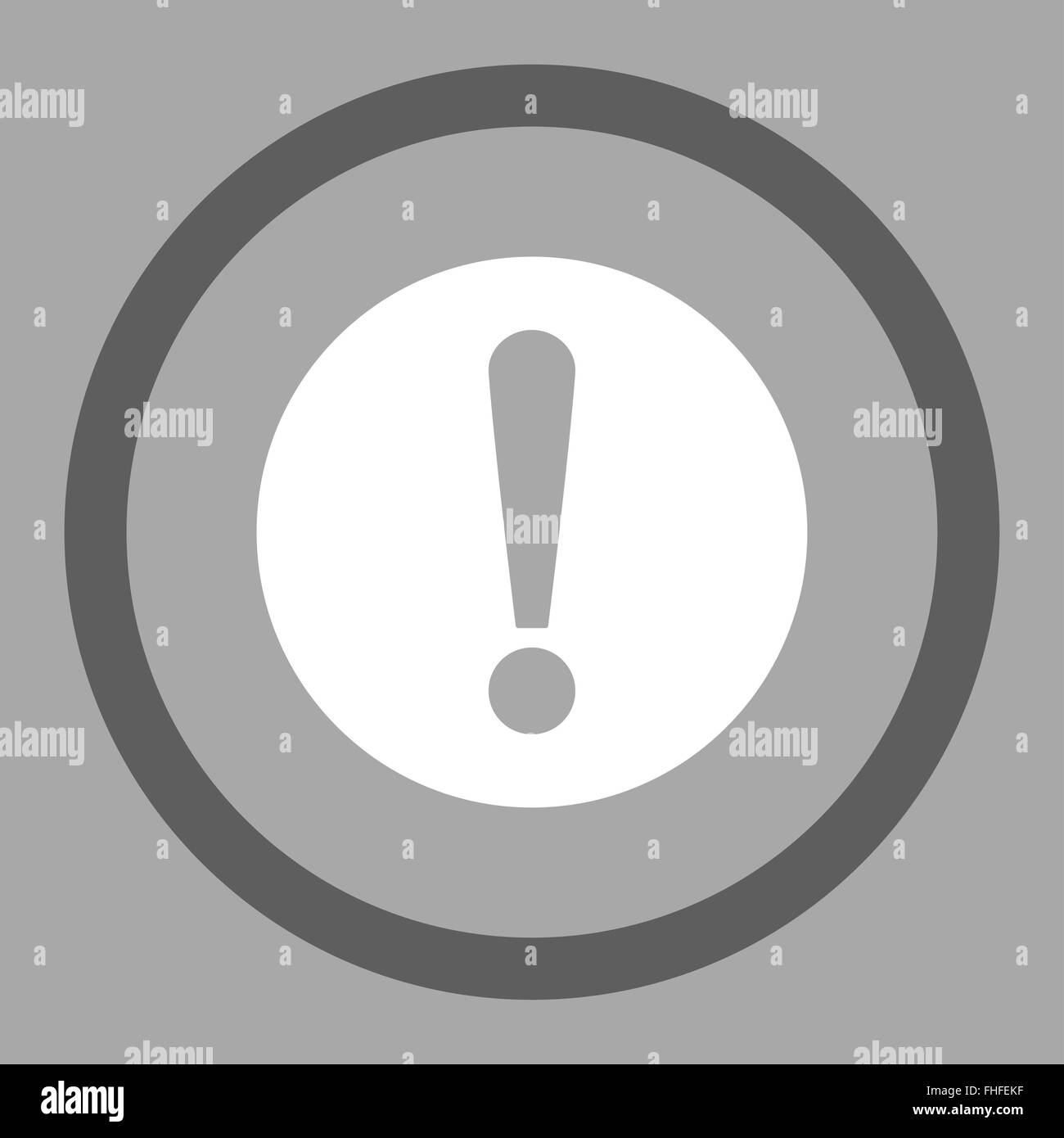 Problem flat dark gray and white colors rounded vector icon Stock Photo ...