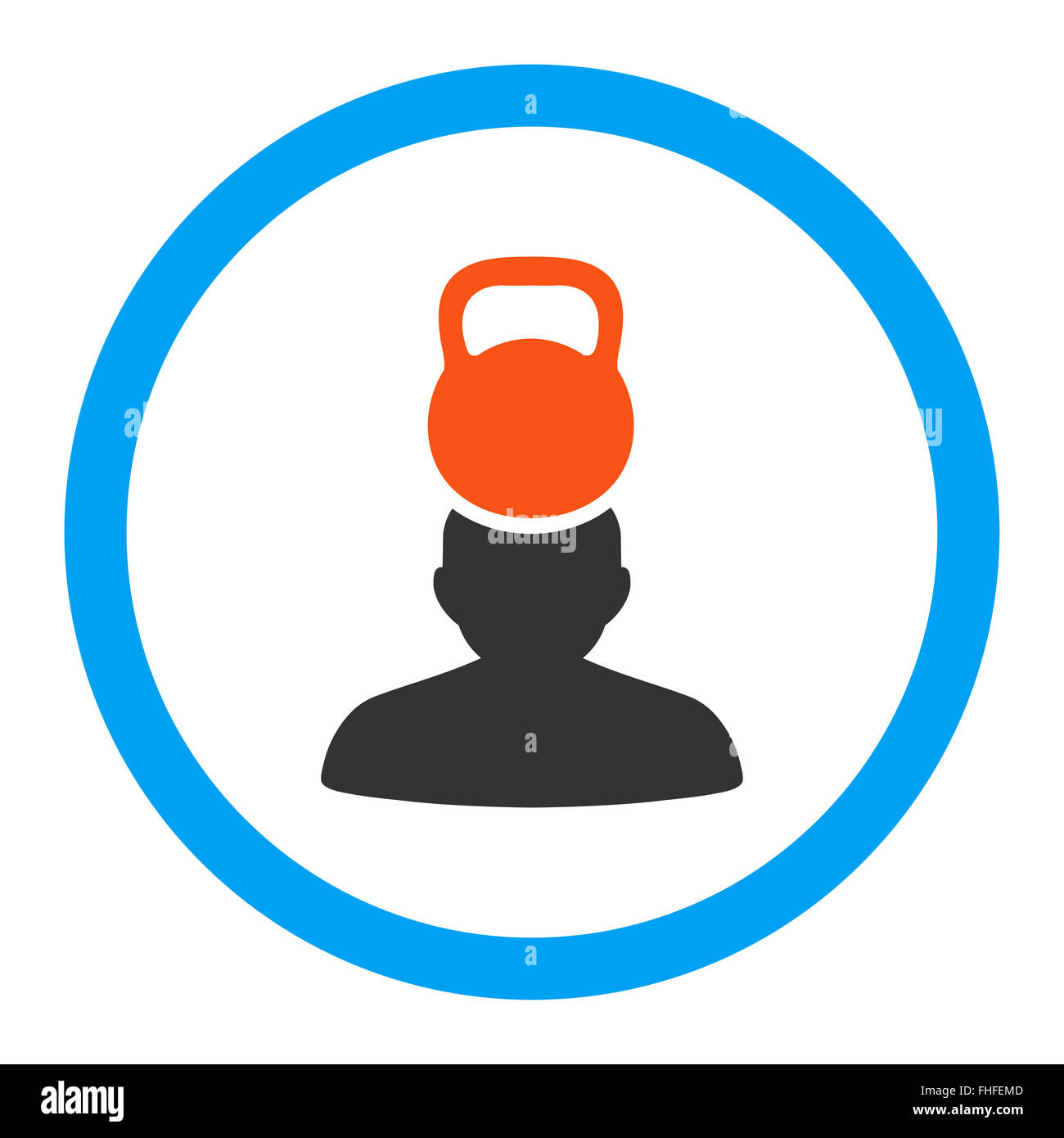 Patient Stress Rounded Vector Icon Stock Photo - Alamy