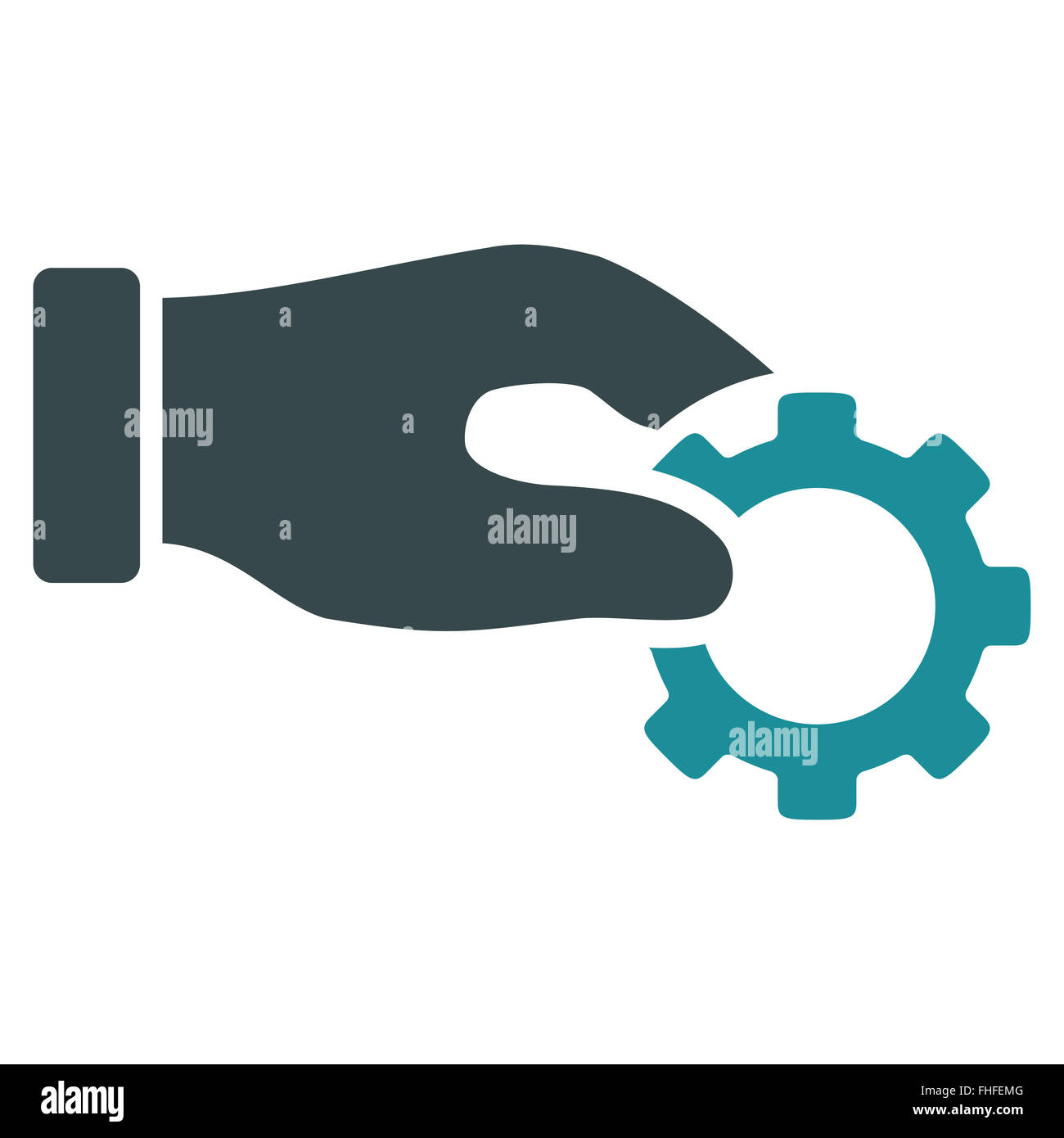 Development Flat Icon Stock Photo - Alamy