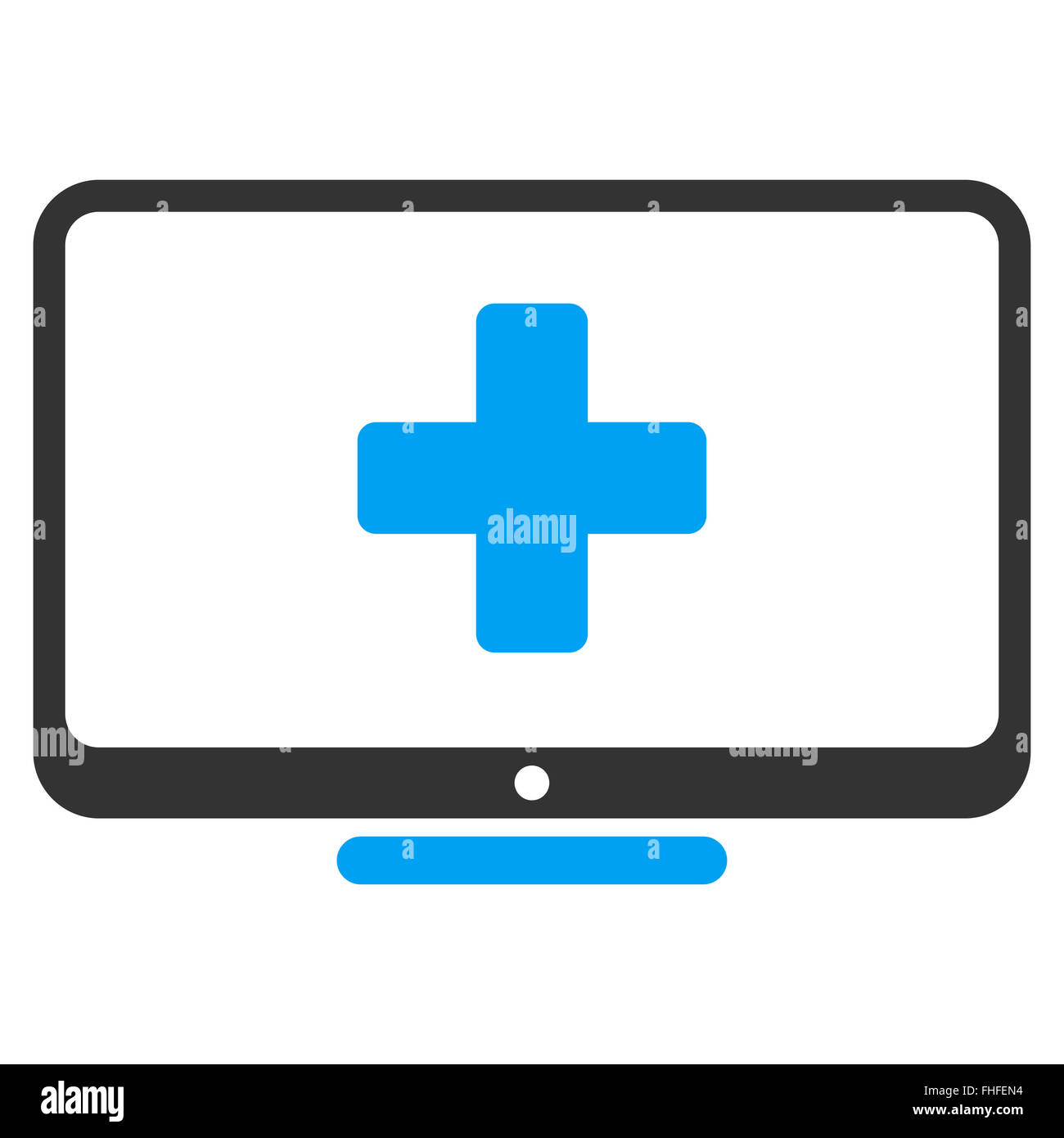 Medical Monitor Icon Stock Photo - Alamy