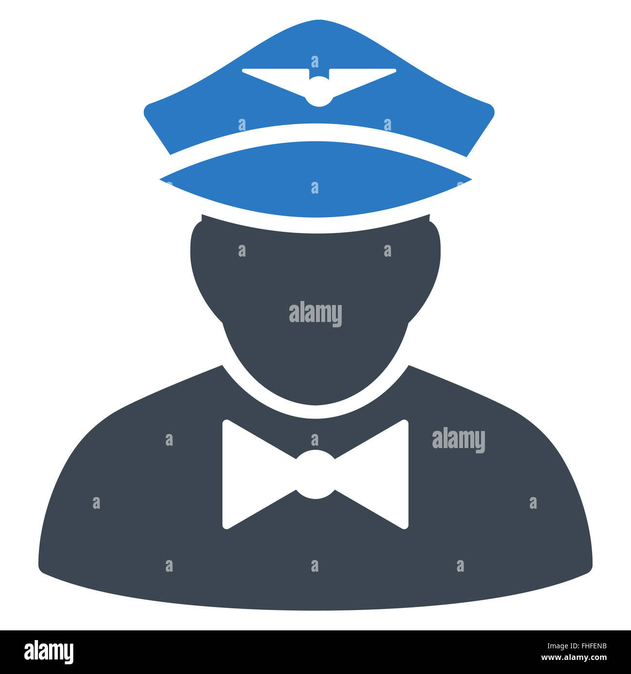 Male steward airplane Cut Out Stock Images & Pictures - Alamy