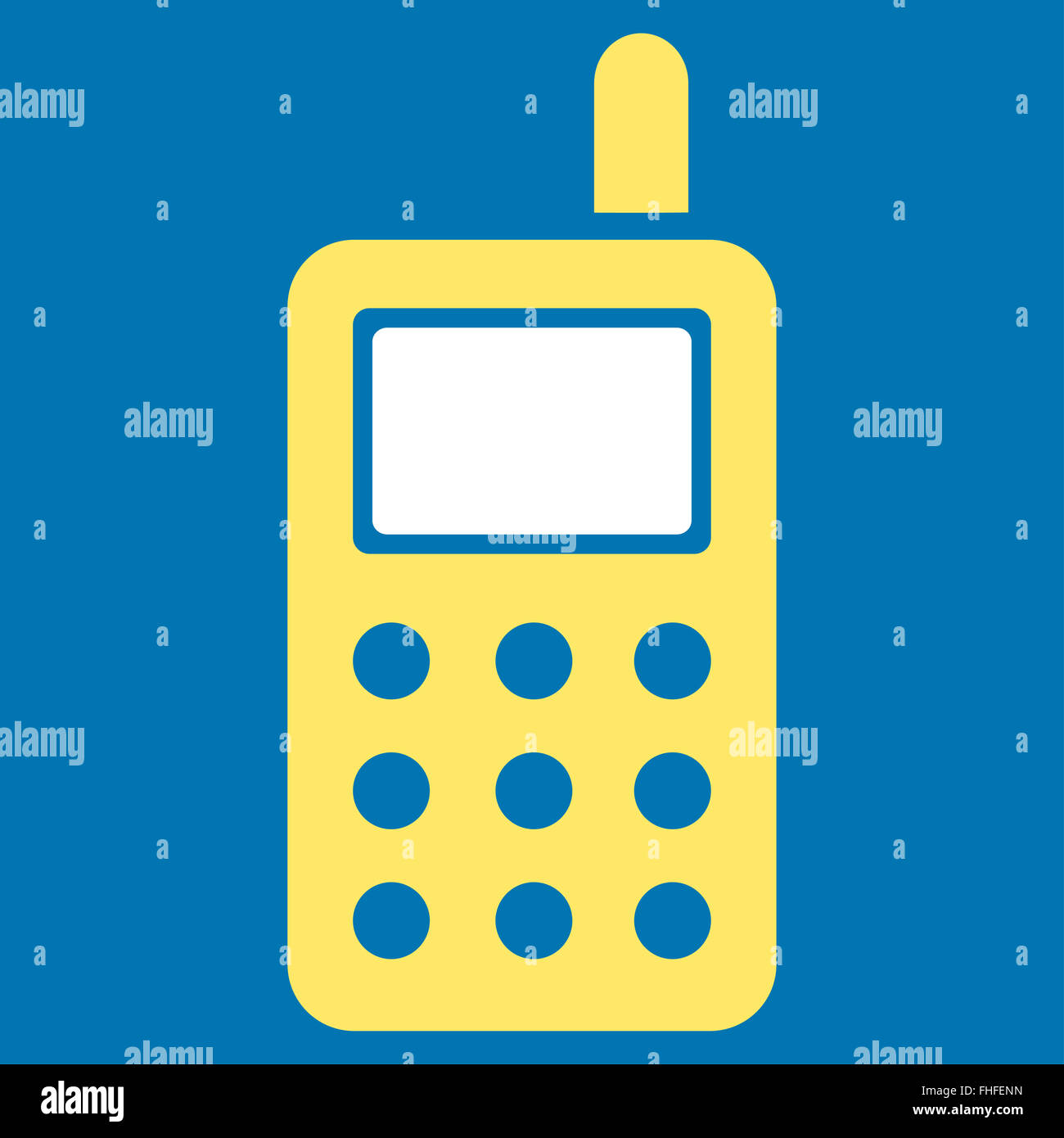 Cell Phone Icon Stock Photo - Alamy